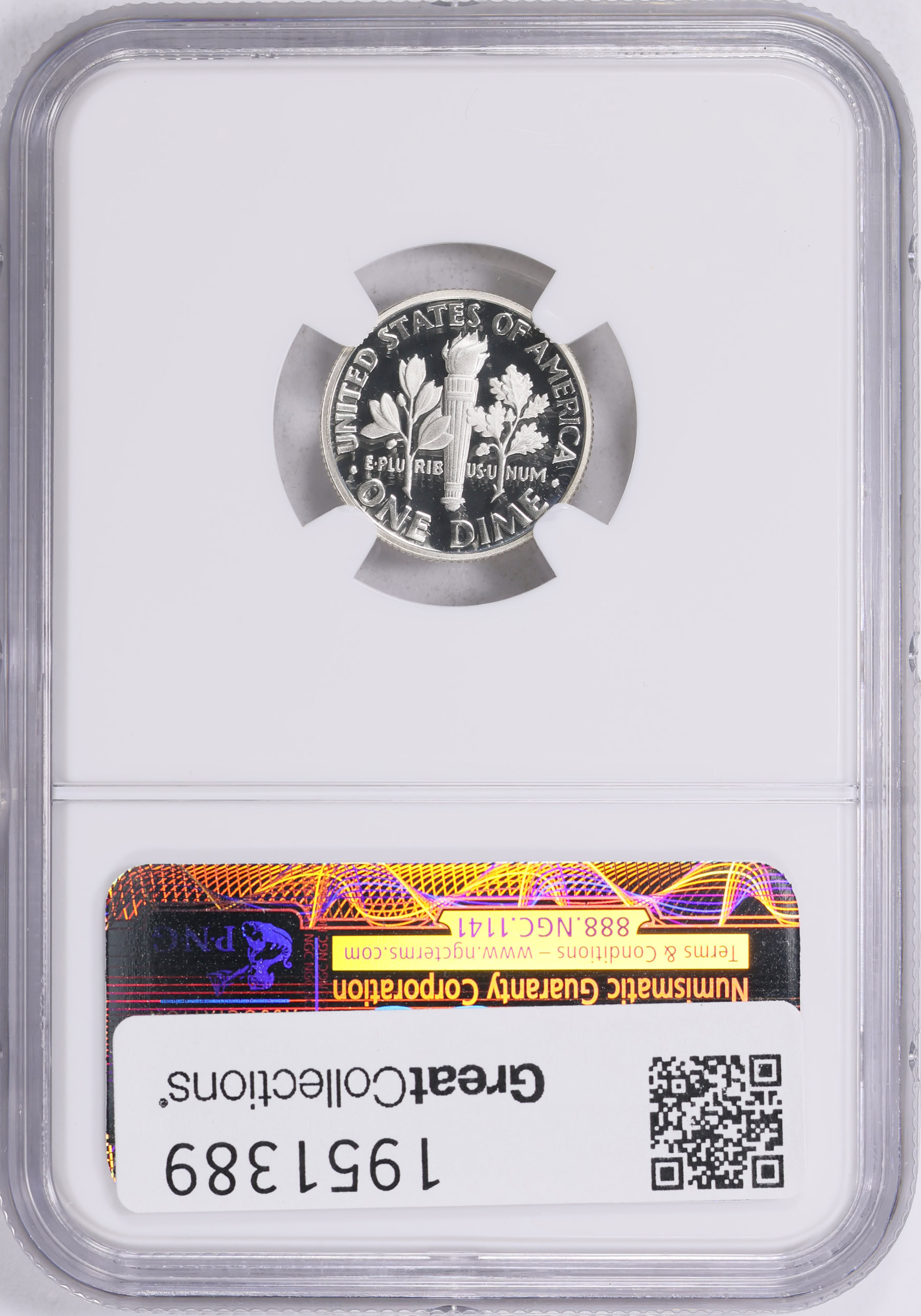 2003-S Roosevelt Dime Silver NGC Proof-70 UC (Roosevelt Label) (Item ...
