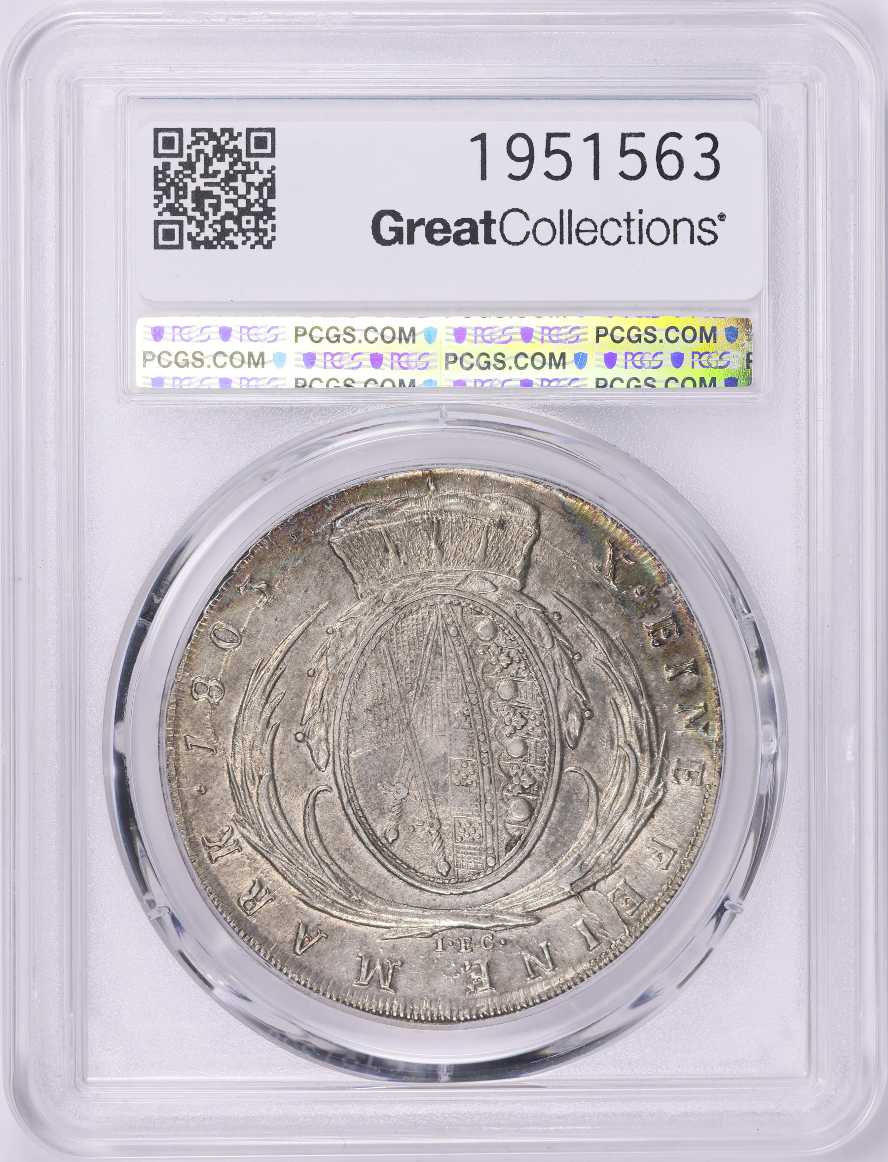Germany - Saxony-Albertine 1803-IEC Silver Thaler KM-1027.2 PCGS AU-53 ...