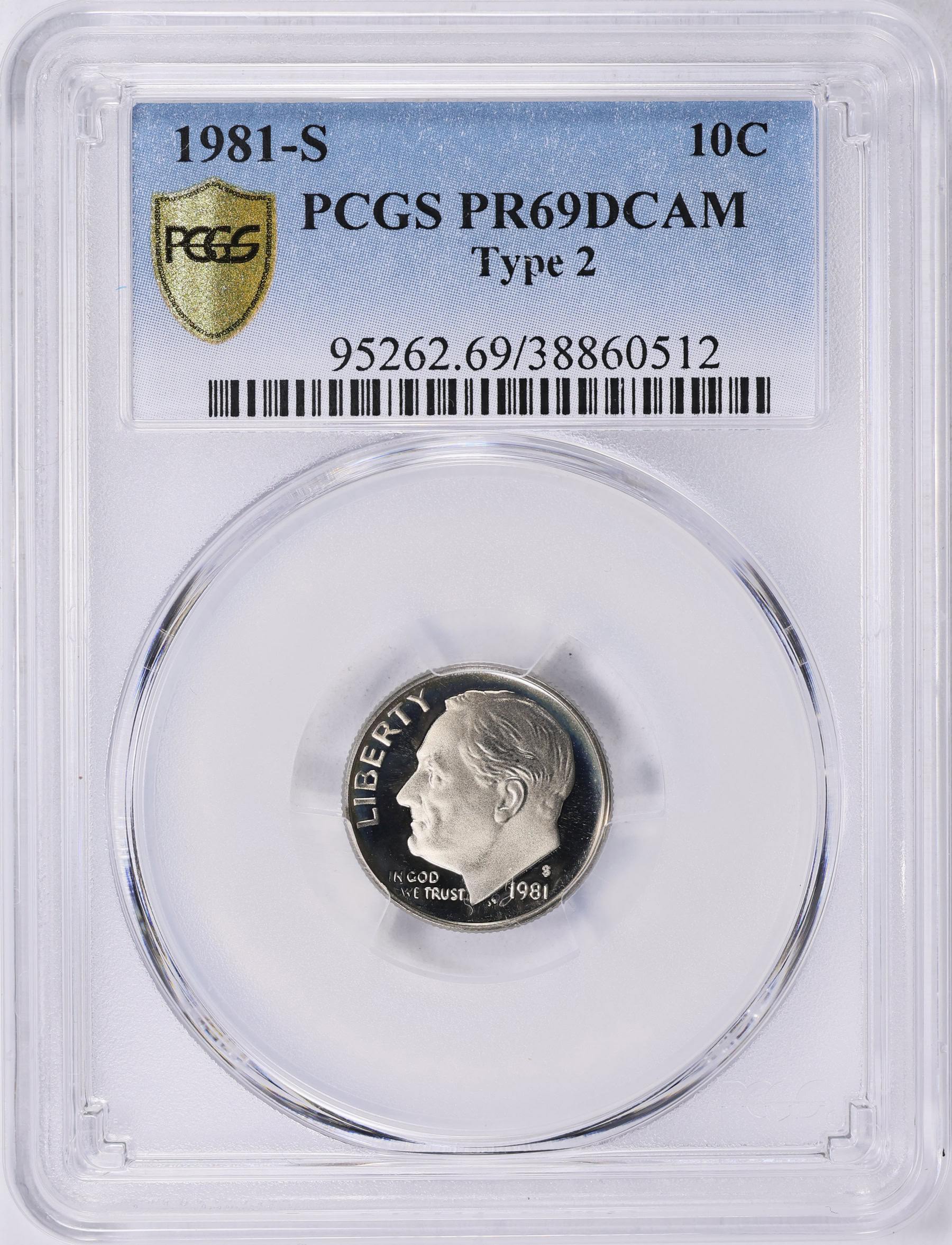 1981-S Roosevelt Dime Type 2 PCGS Proof-69 DCAM (Toned) (Item 1952280 ...