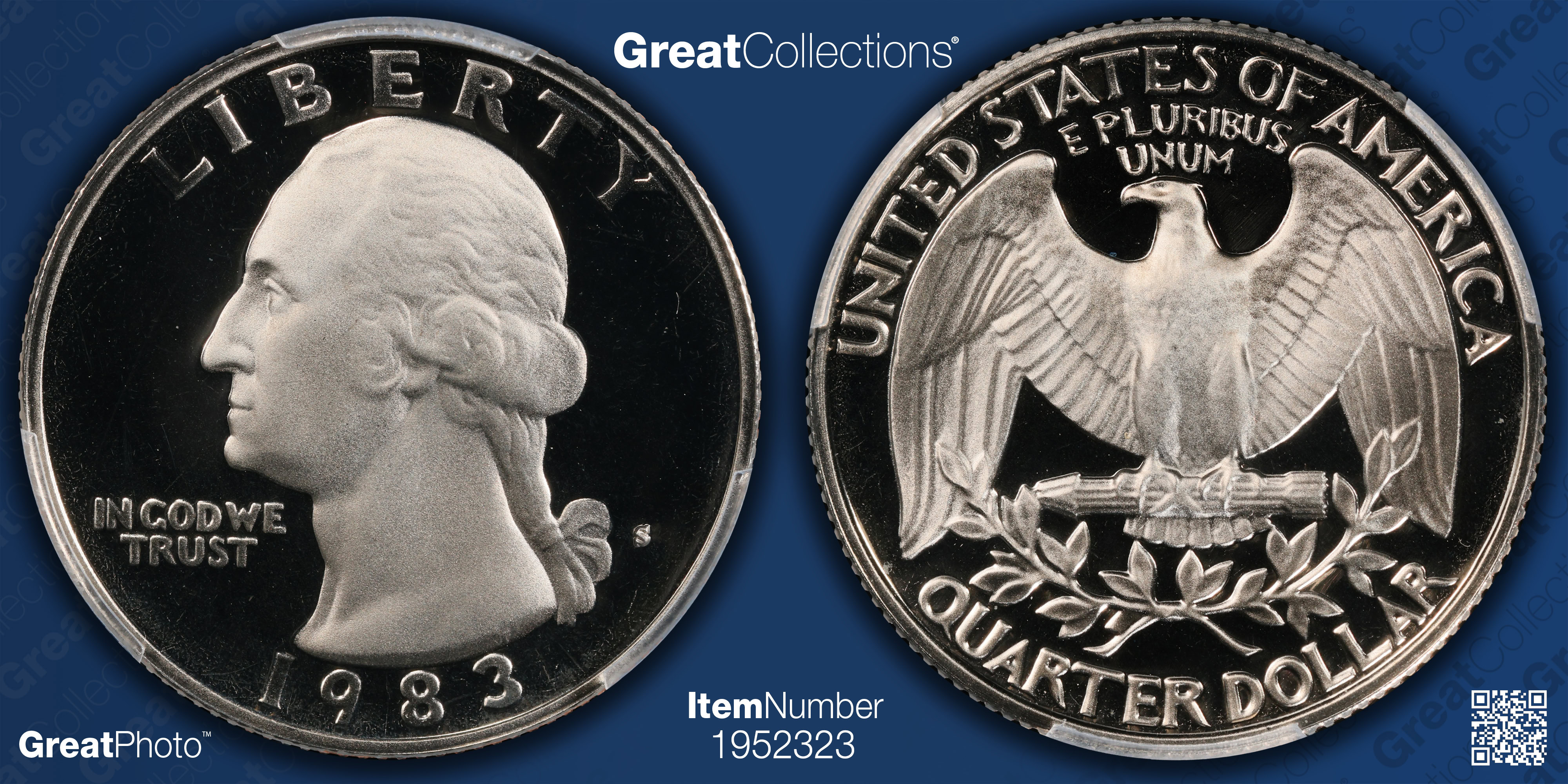 1983-S Washington Quarter PCGS Proof-70 DCAM (Item 1952323 ...