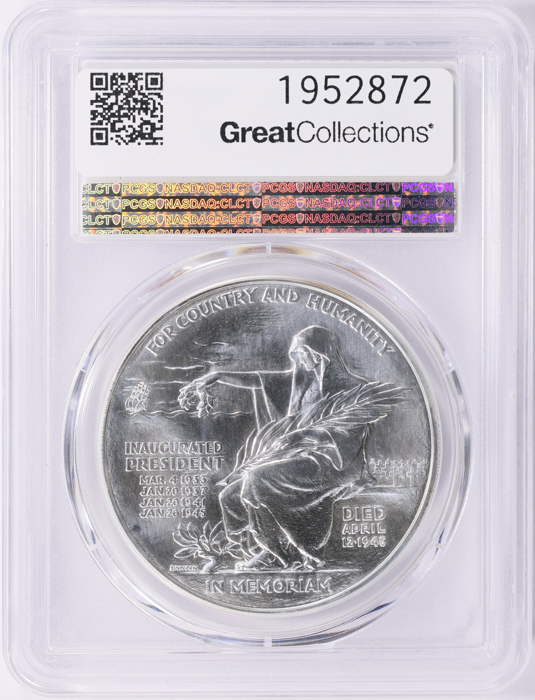 (2014) U.S. Mint Medal Franklin D. Roosevelt -Silver (From the ...