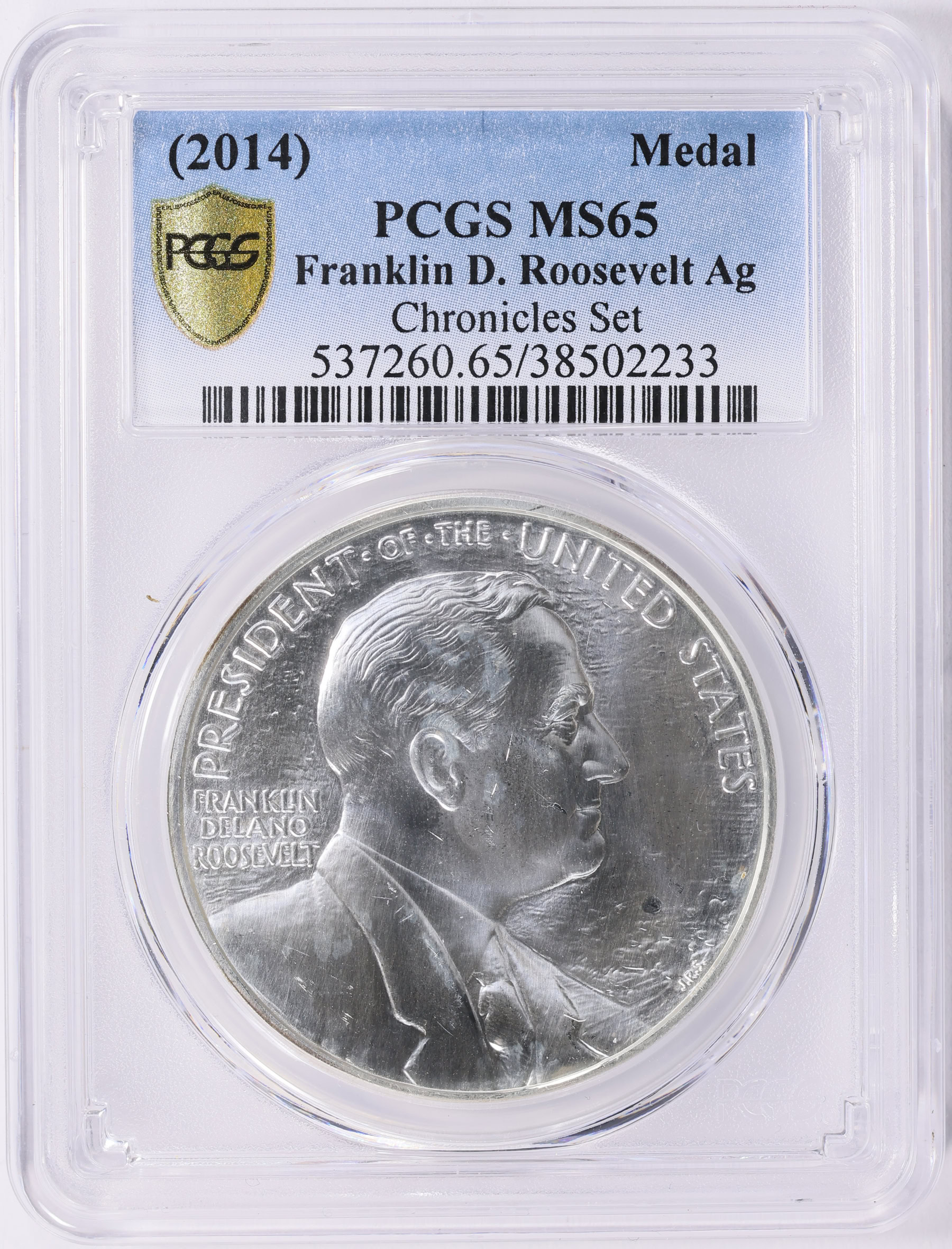 (2014) U.S. Mint Medal Franklin D. Roosevelt -Silver (From the ...