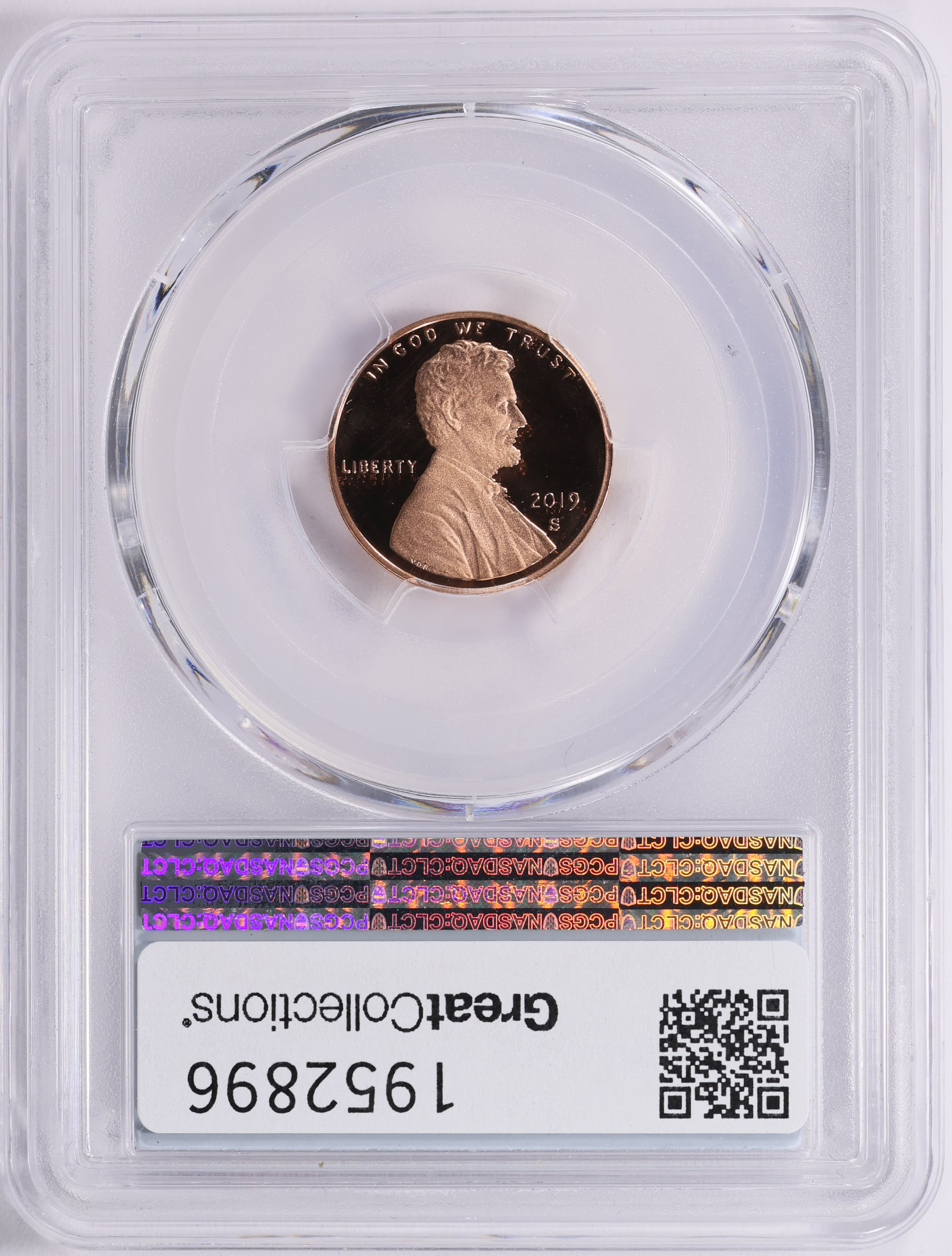 2019-S Lincoln Cent Shield First Strike (From the Birth Set) PCGS Proof ...