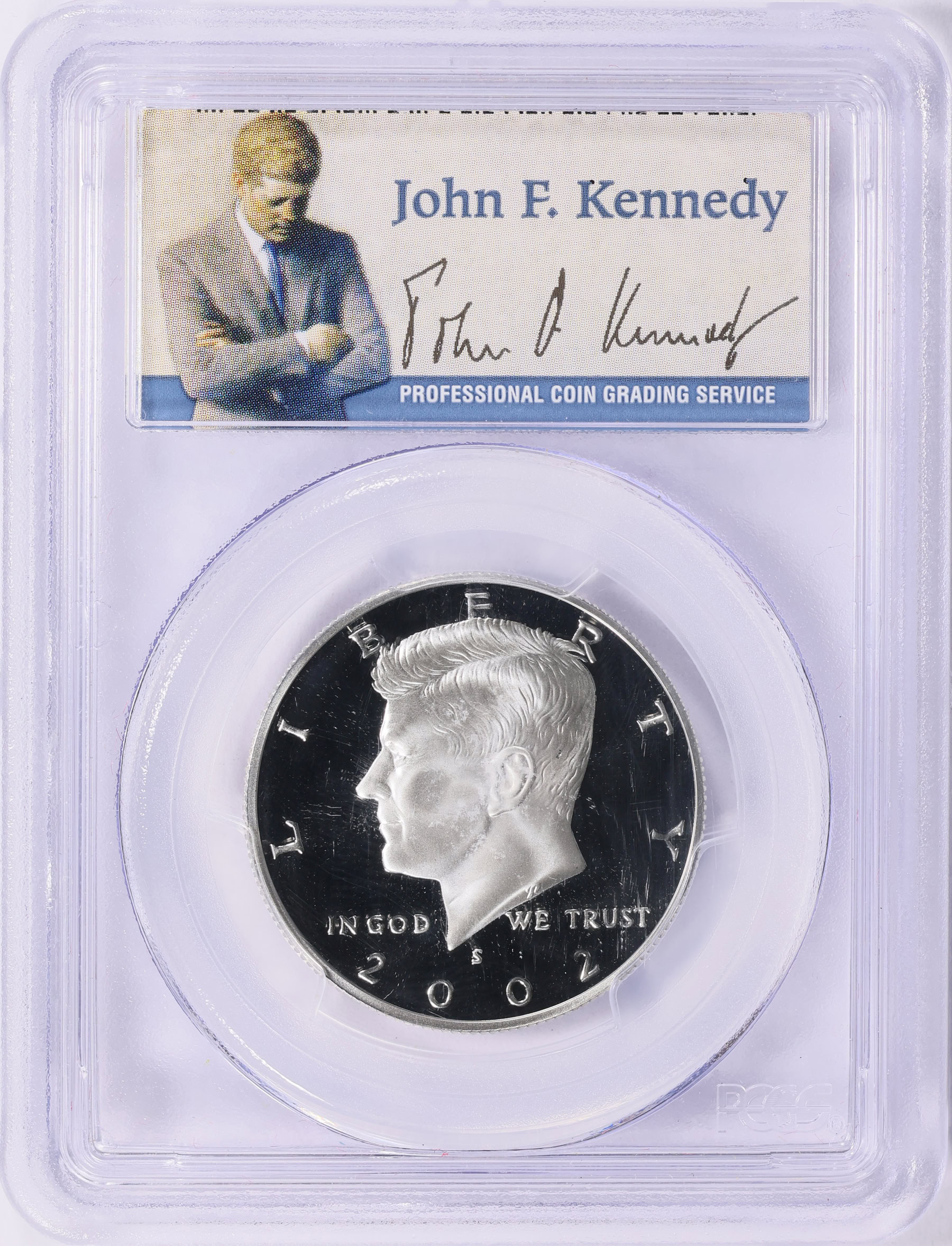 2002-S Kennedy Half Dollar Silver PCGS Proof-70 DCAM (John F. Kennedy ...