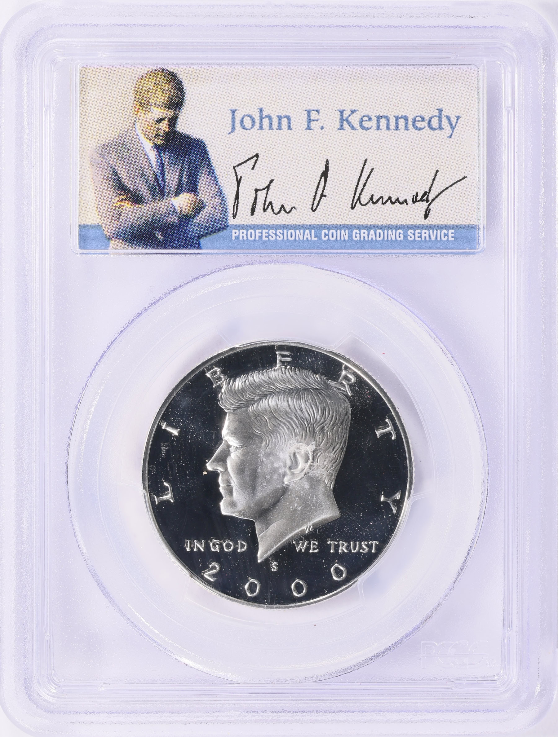 2000-S Kennedy Half Dollar Silver PCGS Proof-70 DCAM (John F. Kennedy ...