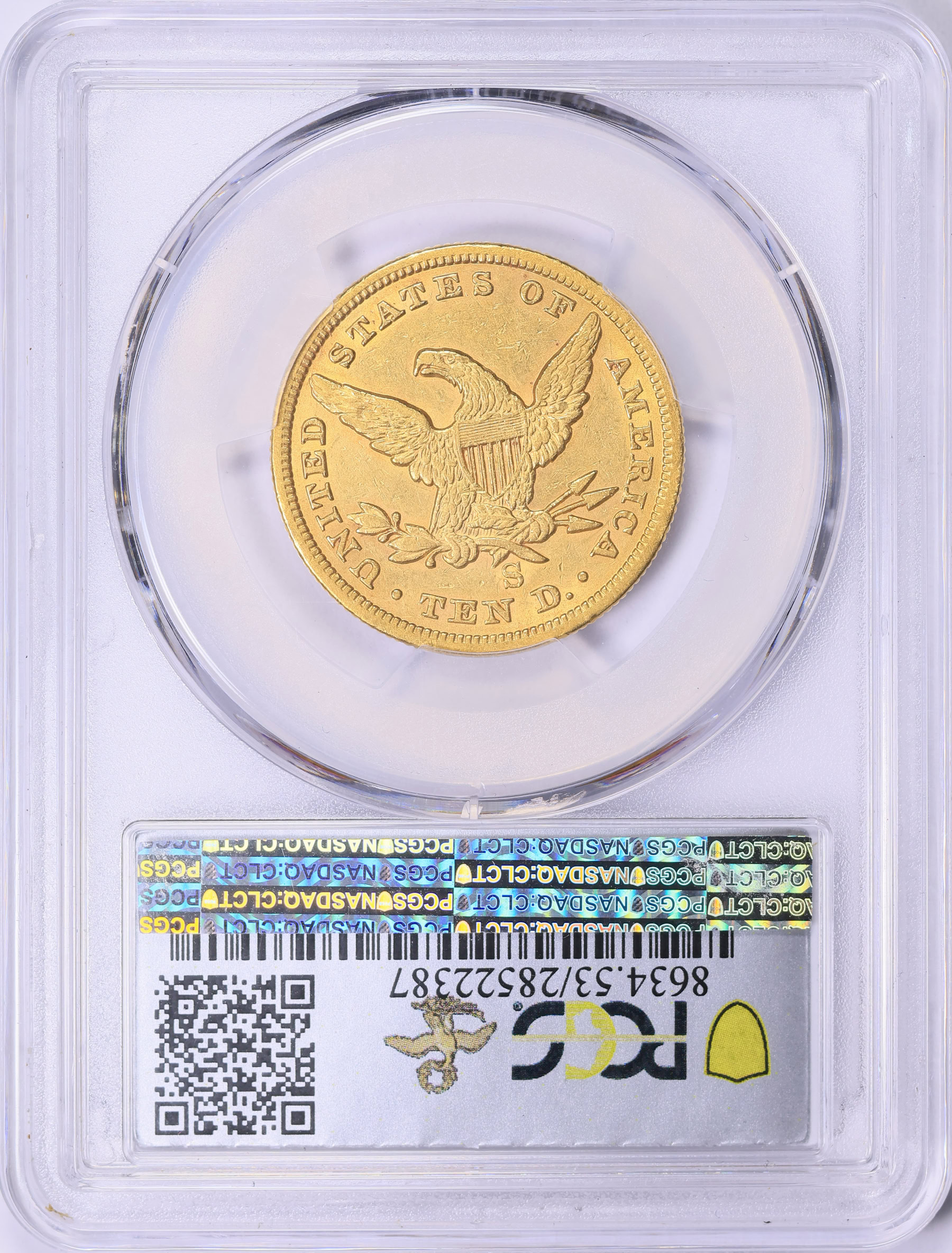 1861-S Liberty Gold Eagle PCGS AU-53 (D.L. Hansen Collection) (Item ...