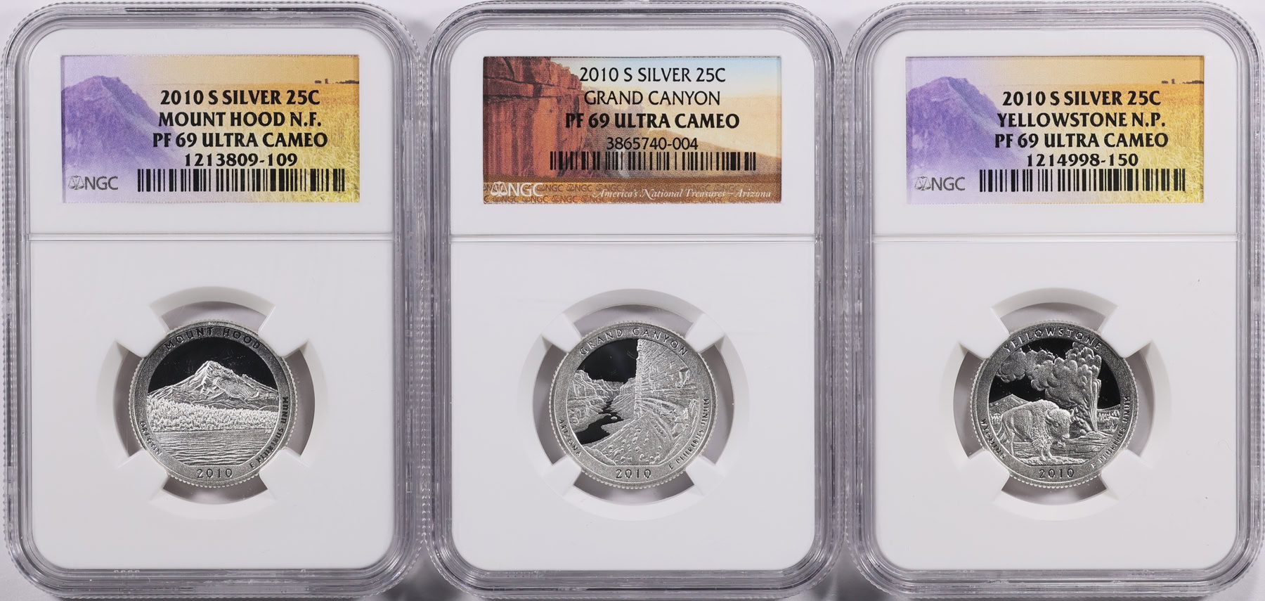 2010-S America the Beautiful Quarter Mount Hood, Grand Canyon and ...