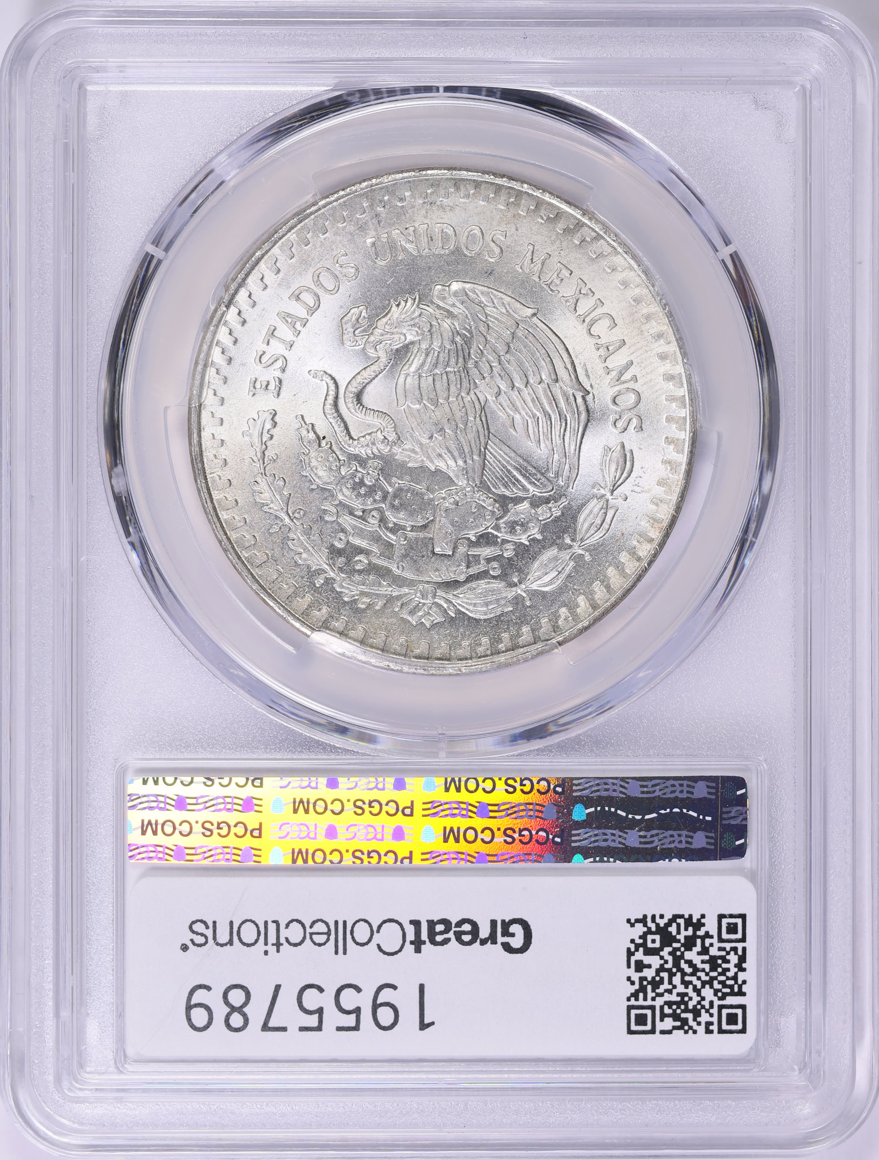 Mexico 1983-Mo Silver Onza Libertad KM-494.1 PCGS MS-65 (Item 1955789 ...