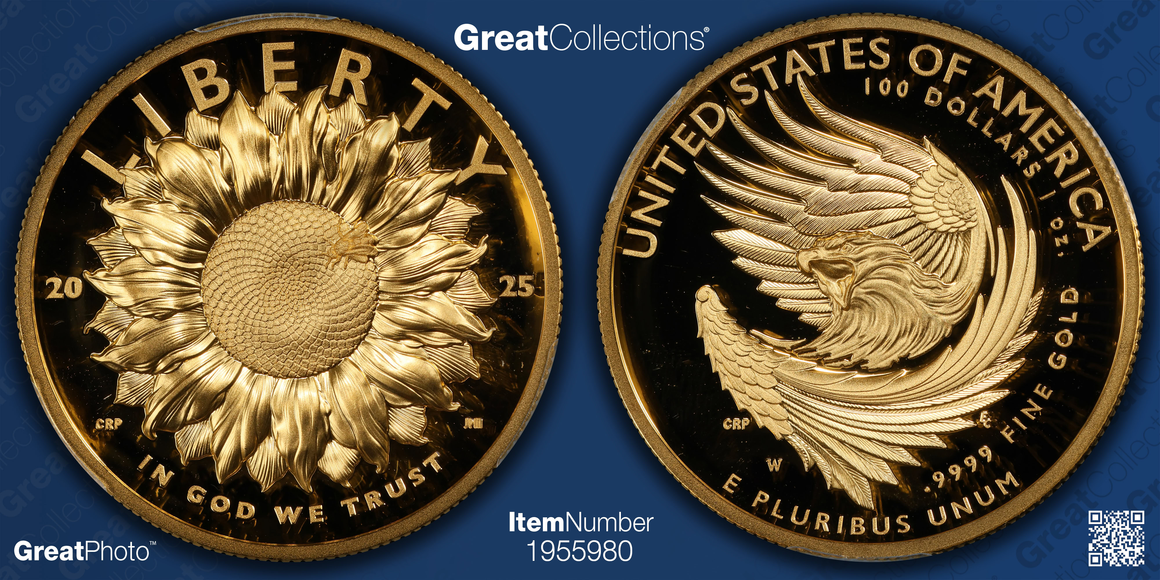2025-W Gold $100 American Liberty High Relief First Strike PCGS Proof ...