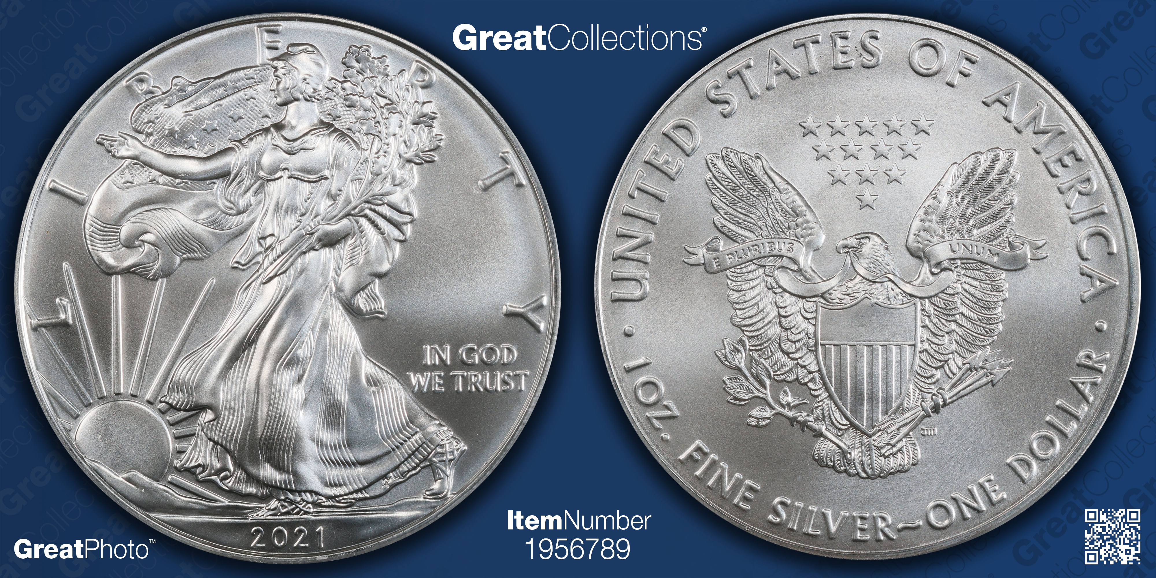 2021-(P) $1 Silver Eagle Type 1 Emergency Issue Struck at Philadelphia ...
