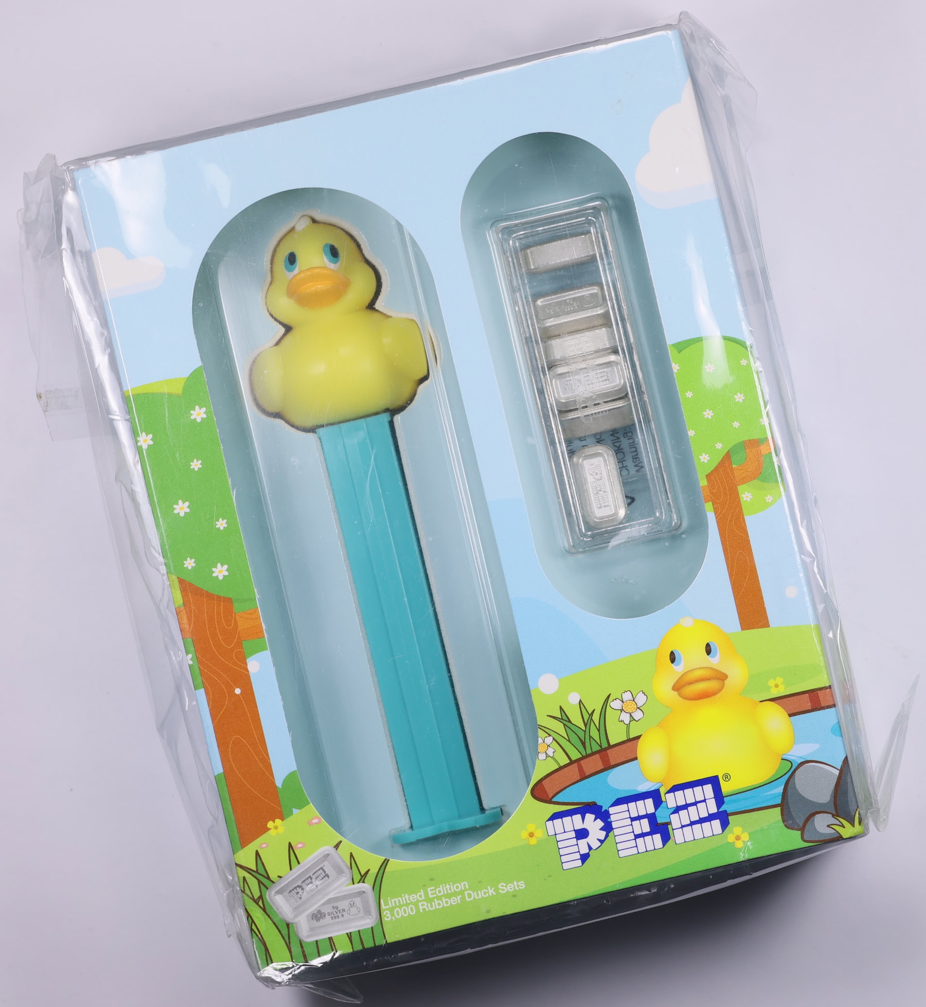 Switzerland ND Silver 5gms PEZ Shaped PAMP Ingots/Bars With Rubber Duck ...