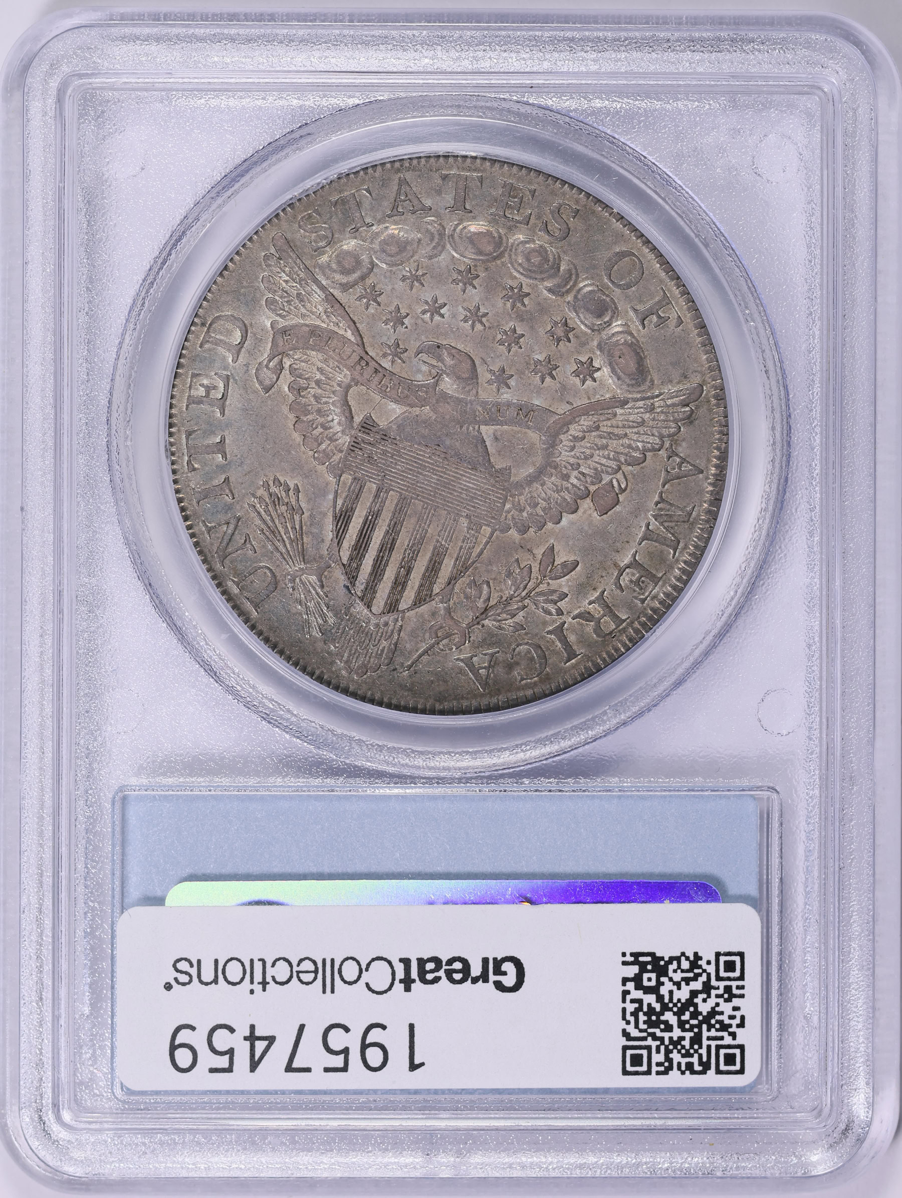 1798 Draped Bust Silver Dollar B-11 BB-111 PCGS XF-45 (CAC Green ...