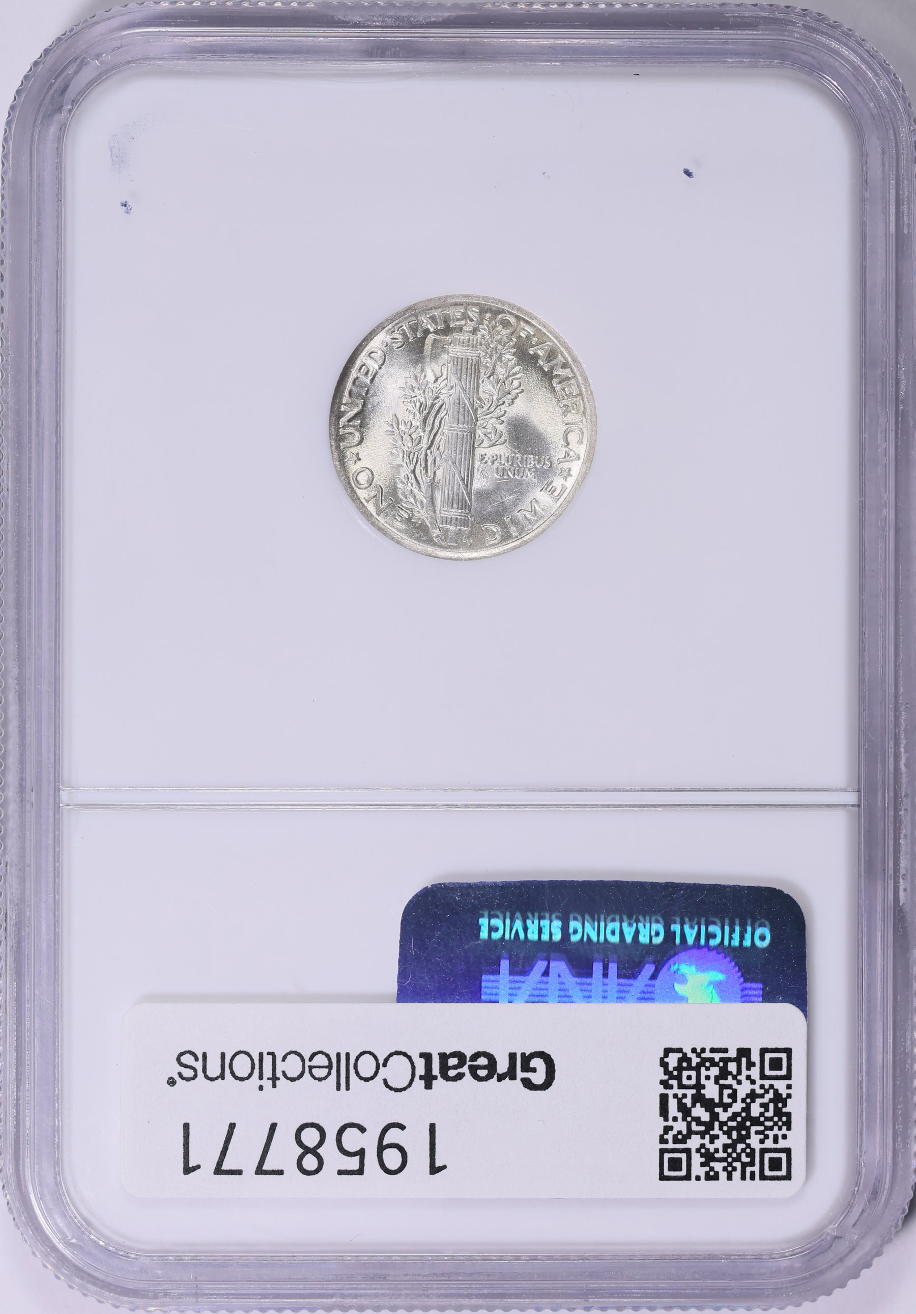 1923 Mercury Dime NGC MS-64 (Item 1958771) | GreatCollections Coin Auctions