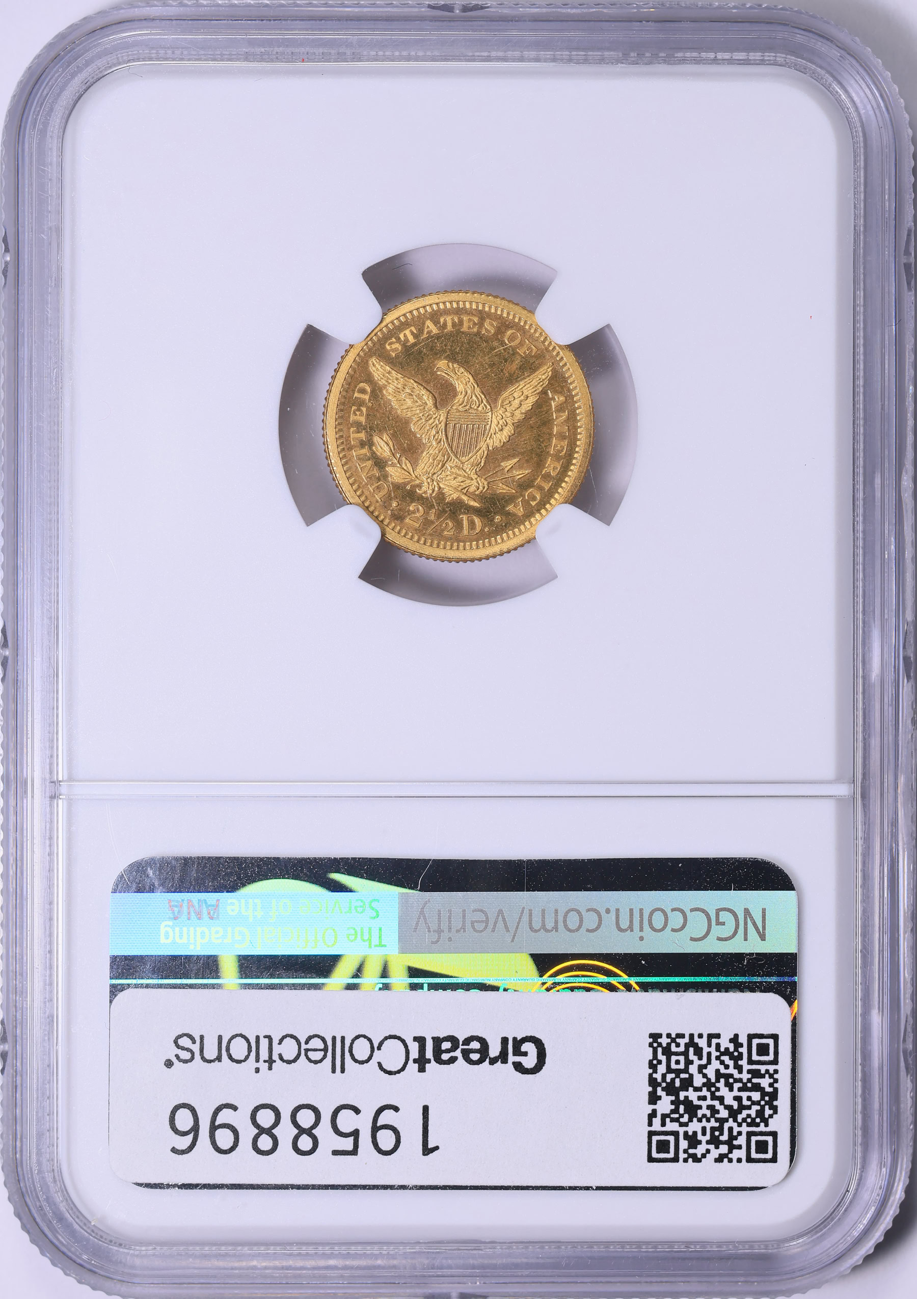 1878 Liberty Gold Quarter Eagle NGC Proof-65 CAMEO (Reed Collection ...