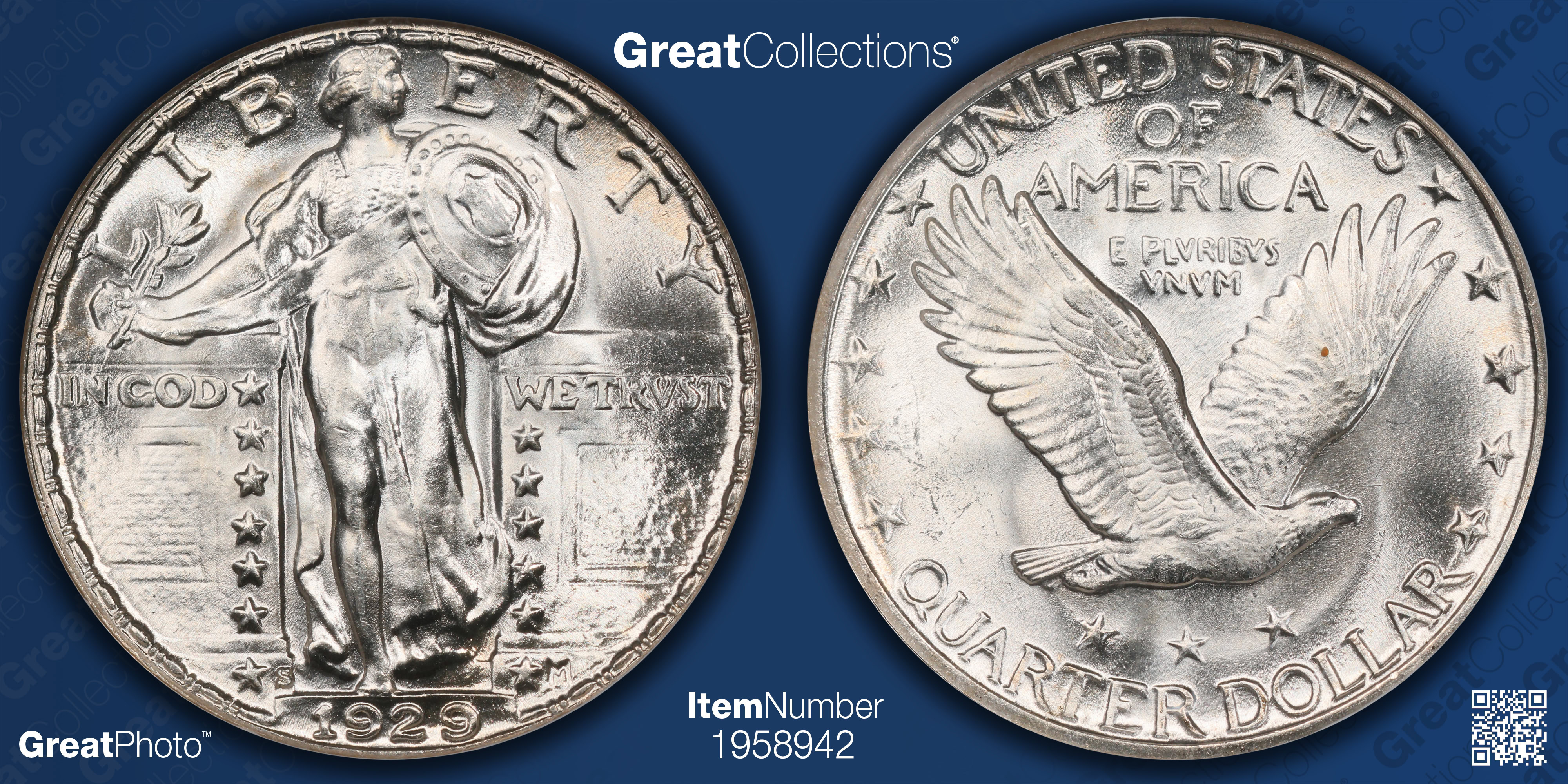 1929-S Standing Liberty Quarter NGC MS-67 ★ FH (Item 1958942 ...