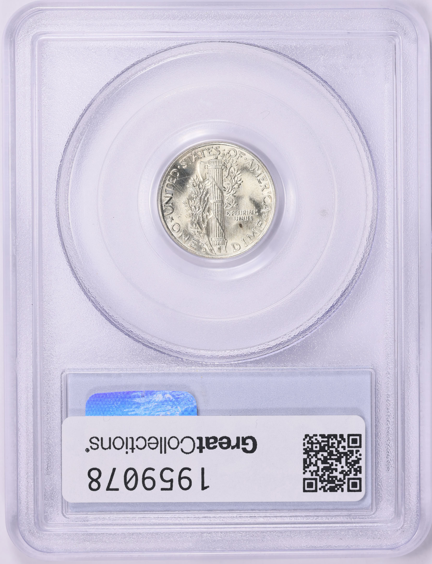 1943-D Mercury Dime PCGS MS-66 FB (Item 1959078) | GreatCollections ...
