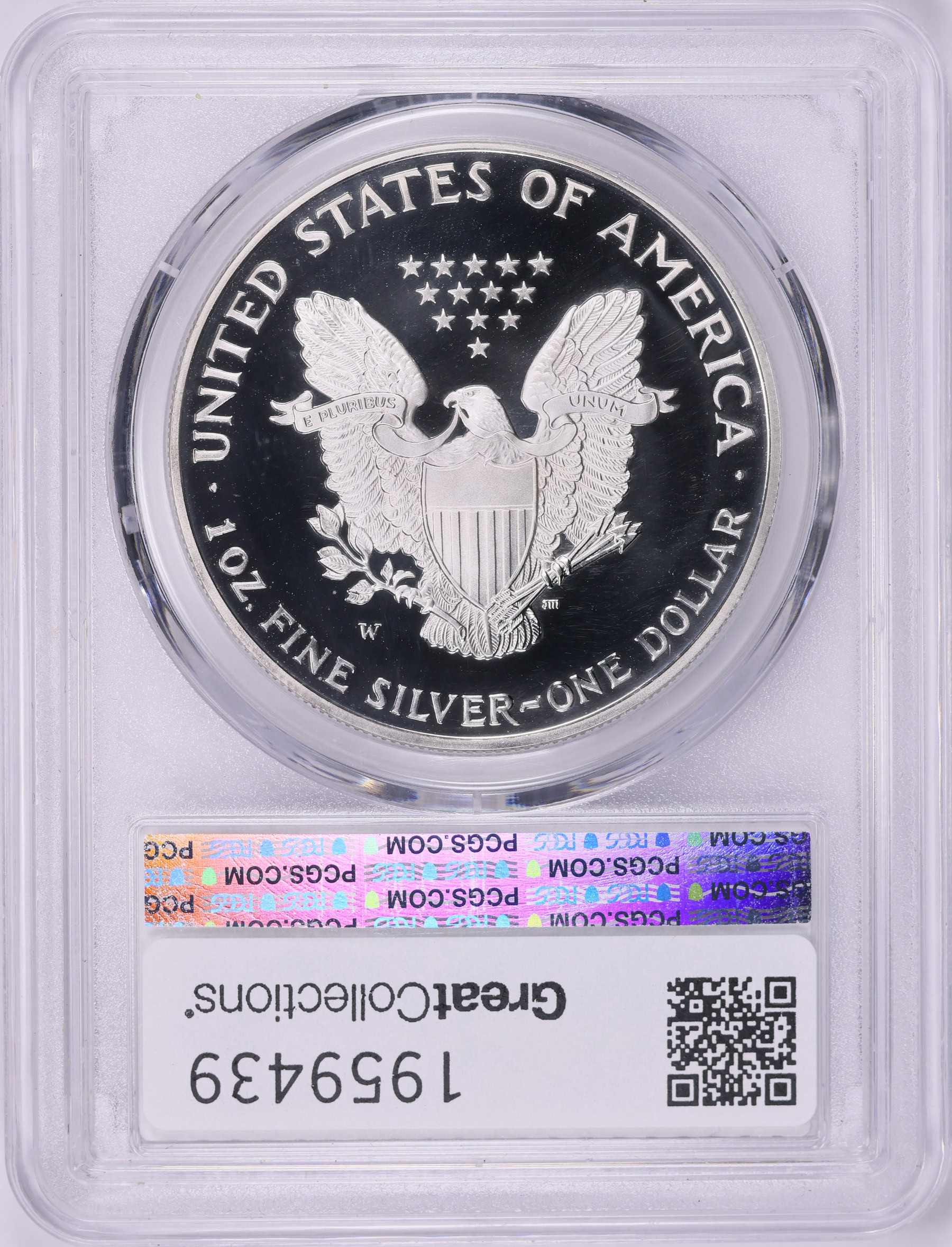 1995-W $1 Silver Eagle PCGS Proof-69 DCAM (Item 1959439 ...