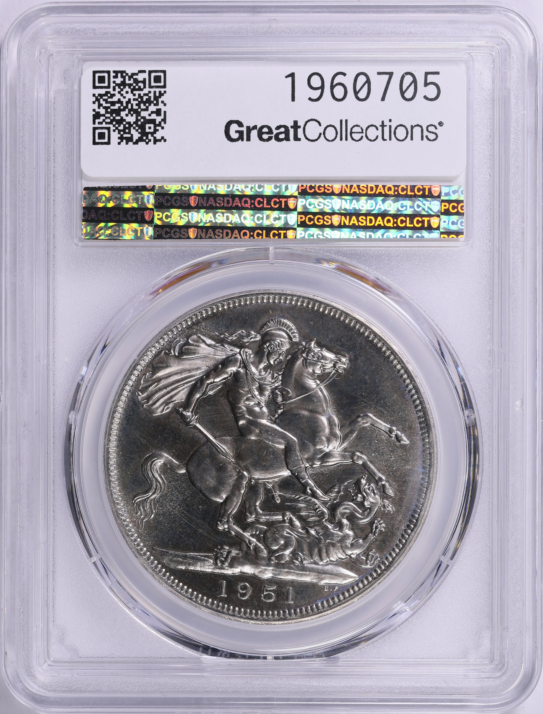 Great Britain 1951 Crown KM-880 PCGS PL-64 (Item 1960705 ...