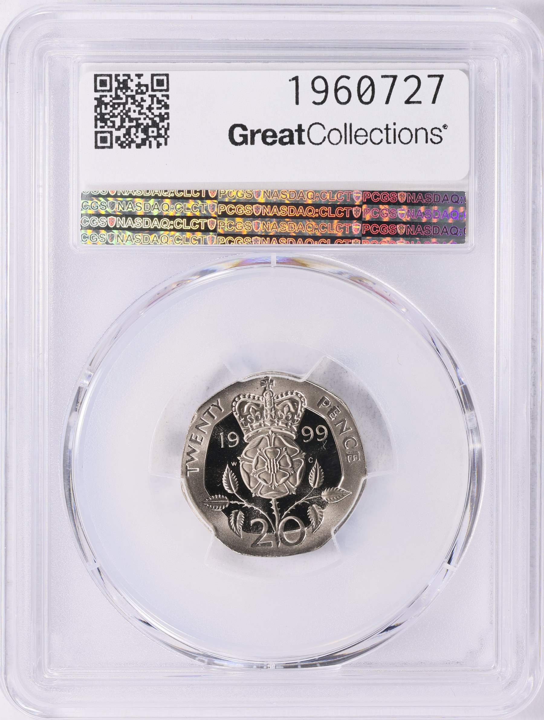 Great Britain 1999 20 Pence KM-990 PCGS Proof-70 DCAM (Item 1960727 ...