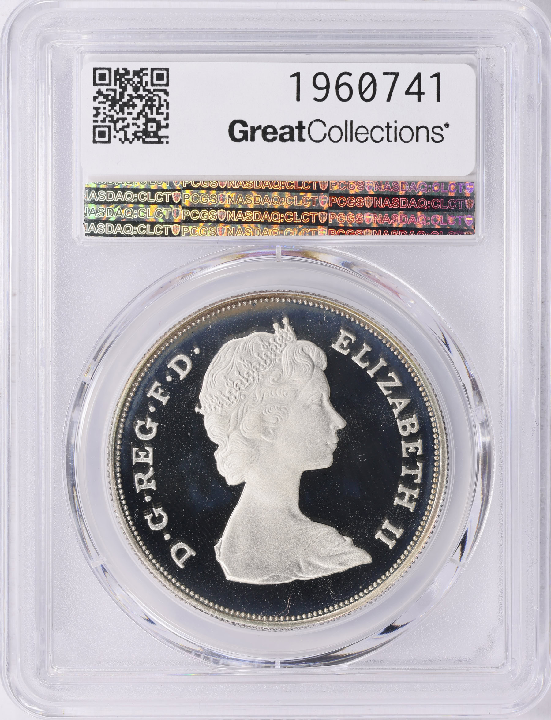 Great Britain 1981 Silver 25 Pence Royal Wedding KM-925a PCGS Proof-69 ...