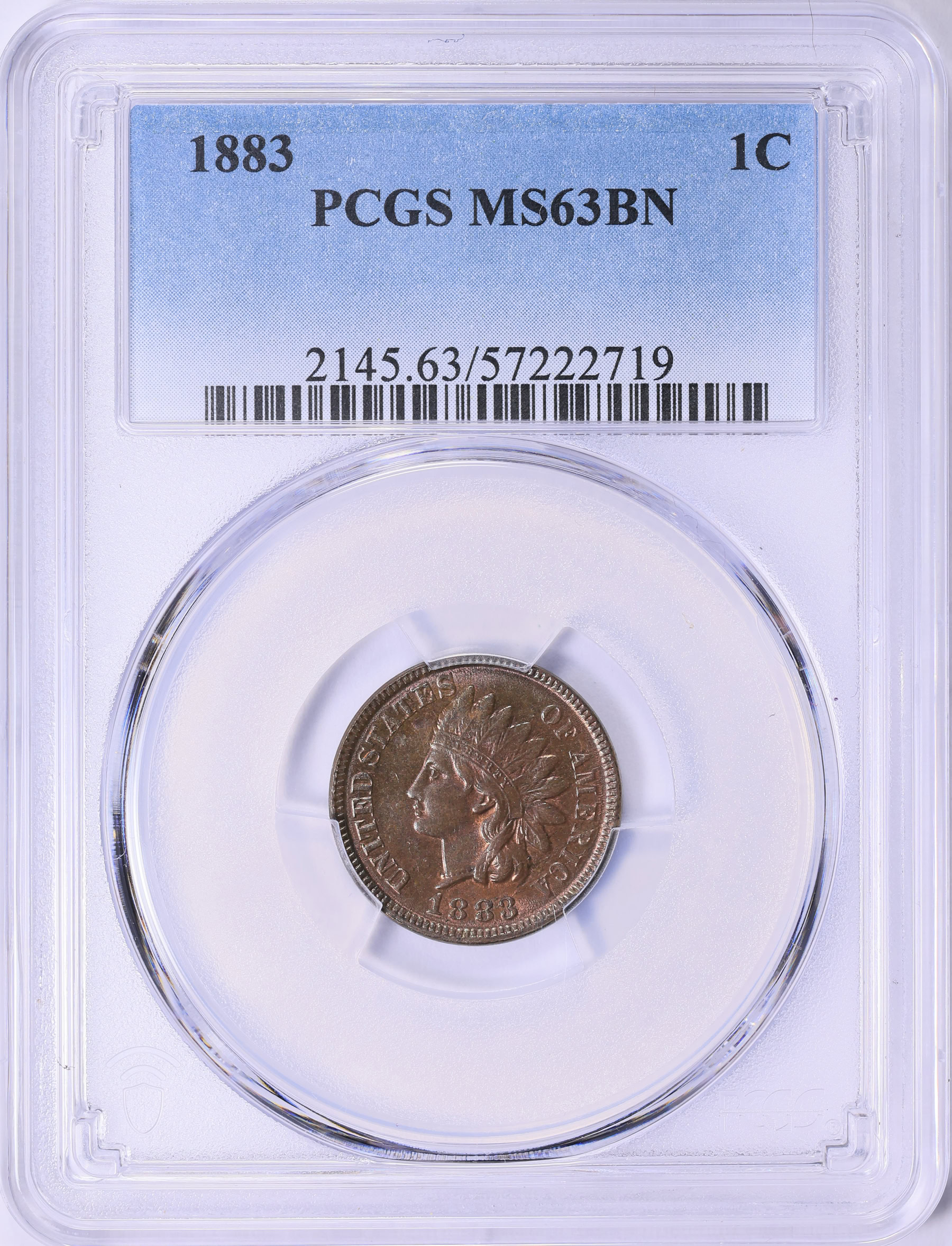 1883 Indian Cent PCGS MS-63 BN (Item 1960851) | GreatCollections Coin ...