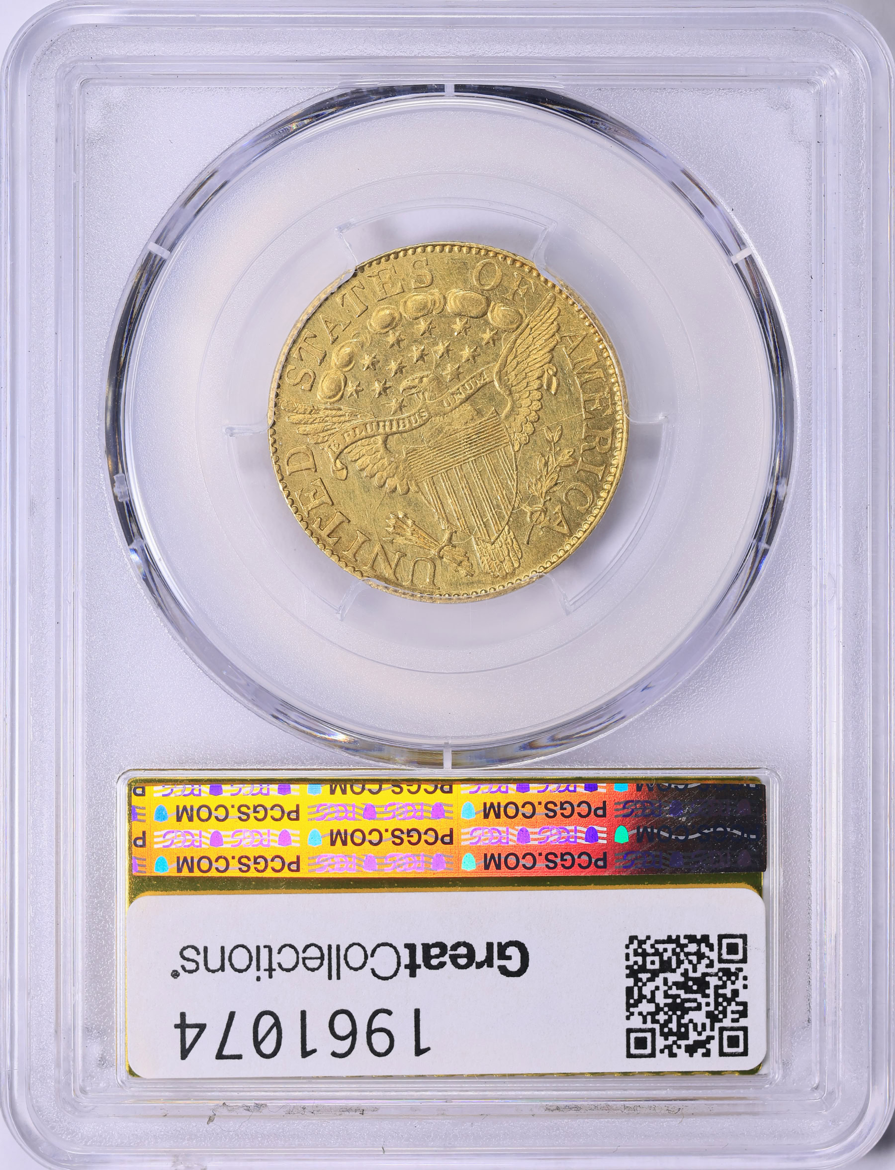 1804 Capped Bust Right Gold Half Eagle BD-4, Recut 8 PCGS AU-58 (Gold ...