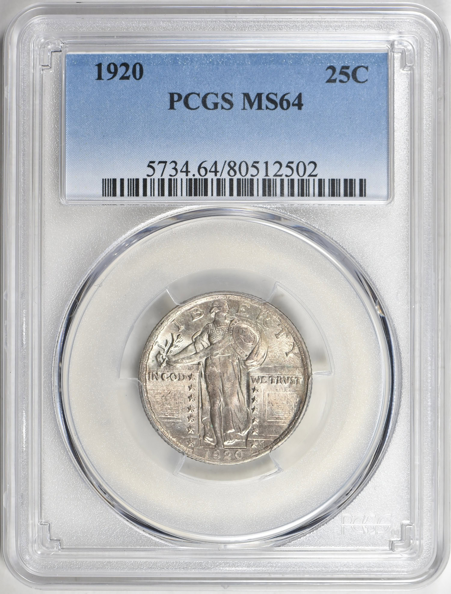 1920 Standing Liberty Quarter PCGS MS-64 (Item 1961345 ...