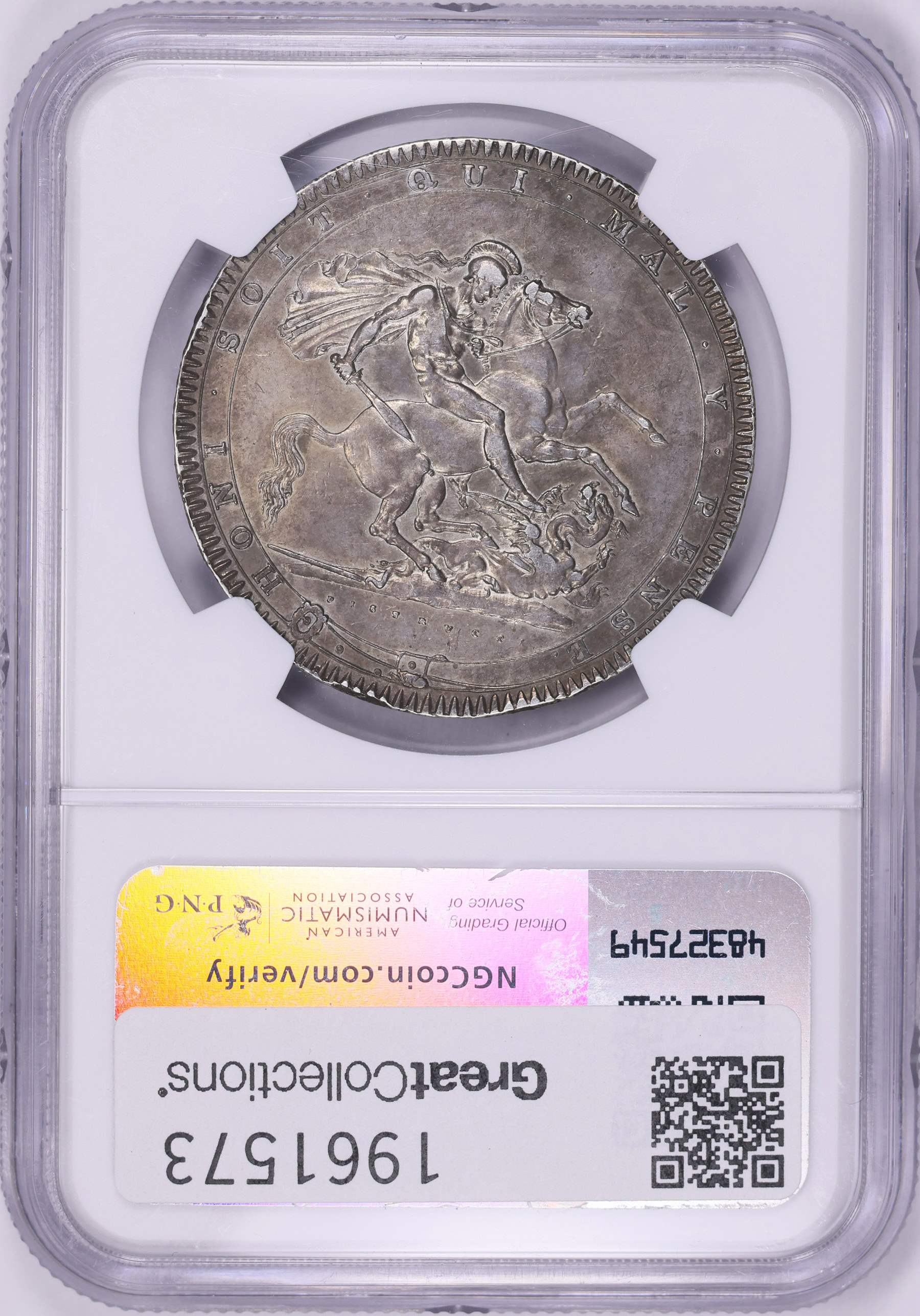 Great Britain 1820 Silver Crown KM-675 NGC AU Details (Item 1961573 ...
