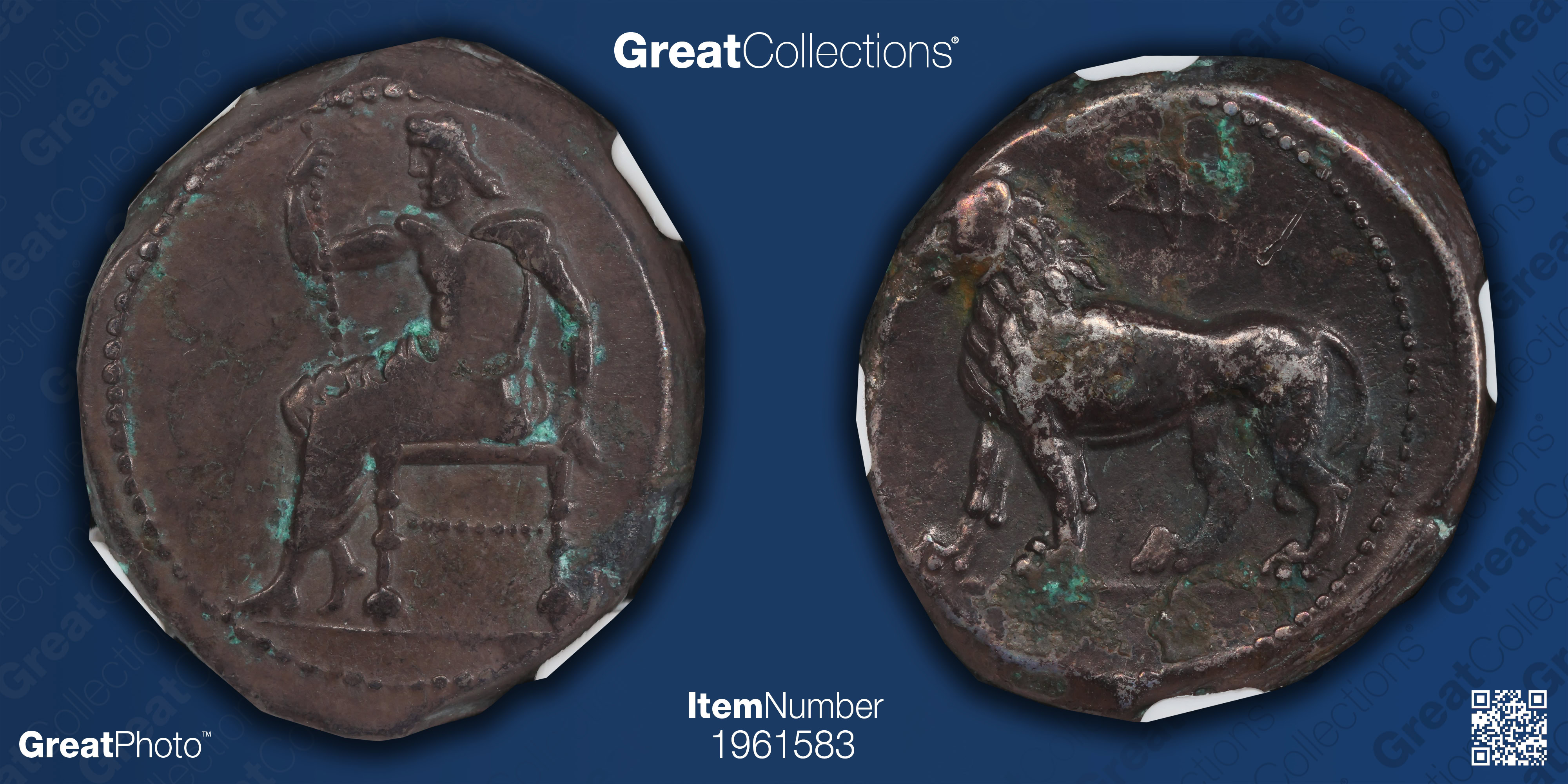 Ancient Persia, Uncertain Satrap of Babylon c.328-311 B.C. AR Stater ...