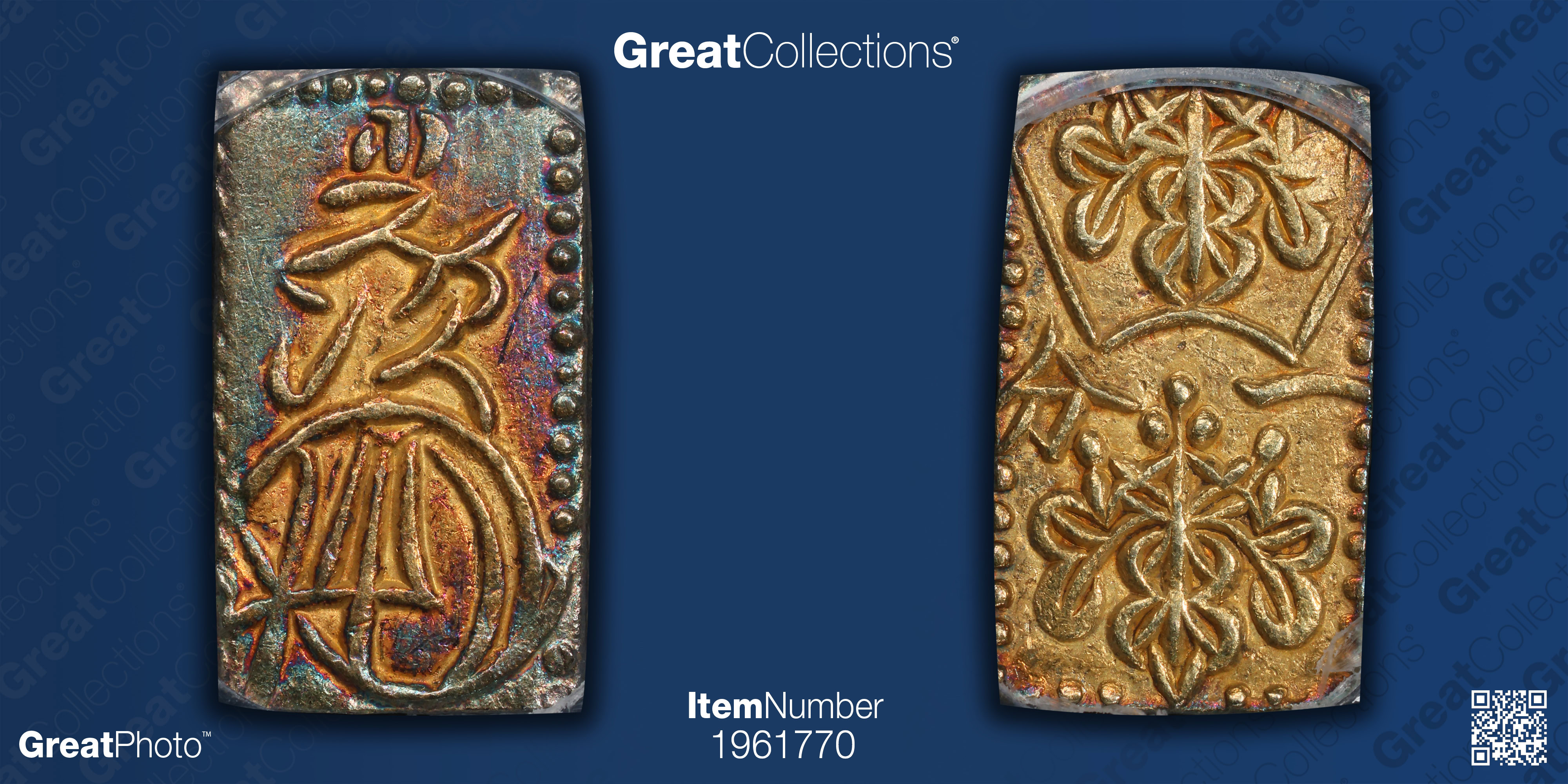 Japan Man'en Era (1860-67) Gold Bu (Ichibu) C-20c PCGS MS-62 (0.83gms ...