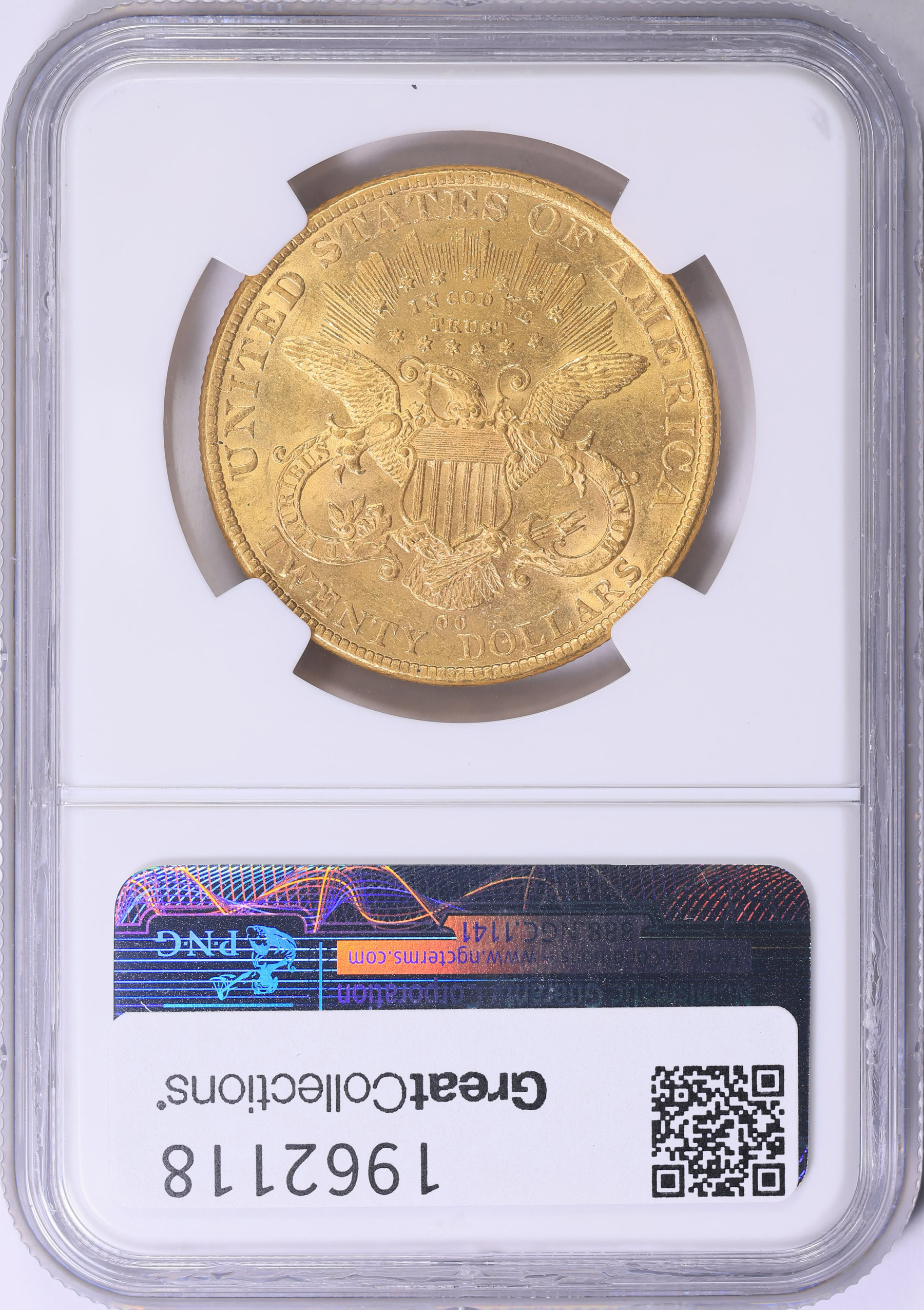 1890-CC Liberty Gold Double Eagle NGC AU-58 (Item 1962118 ...