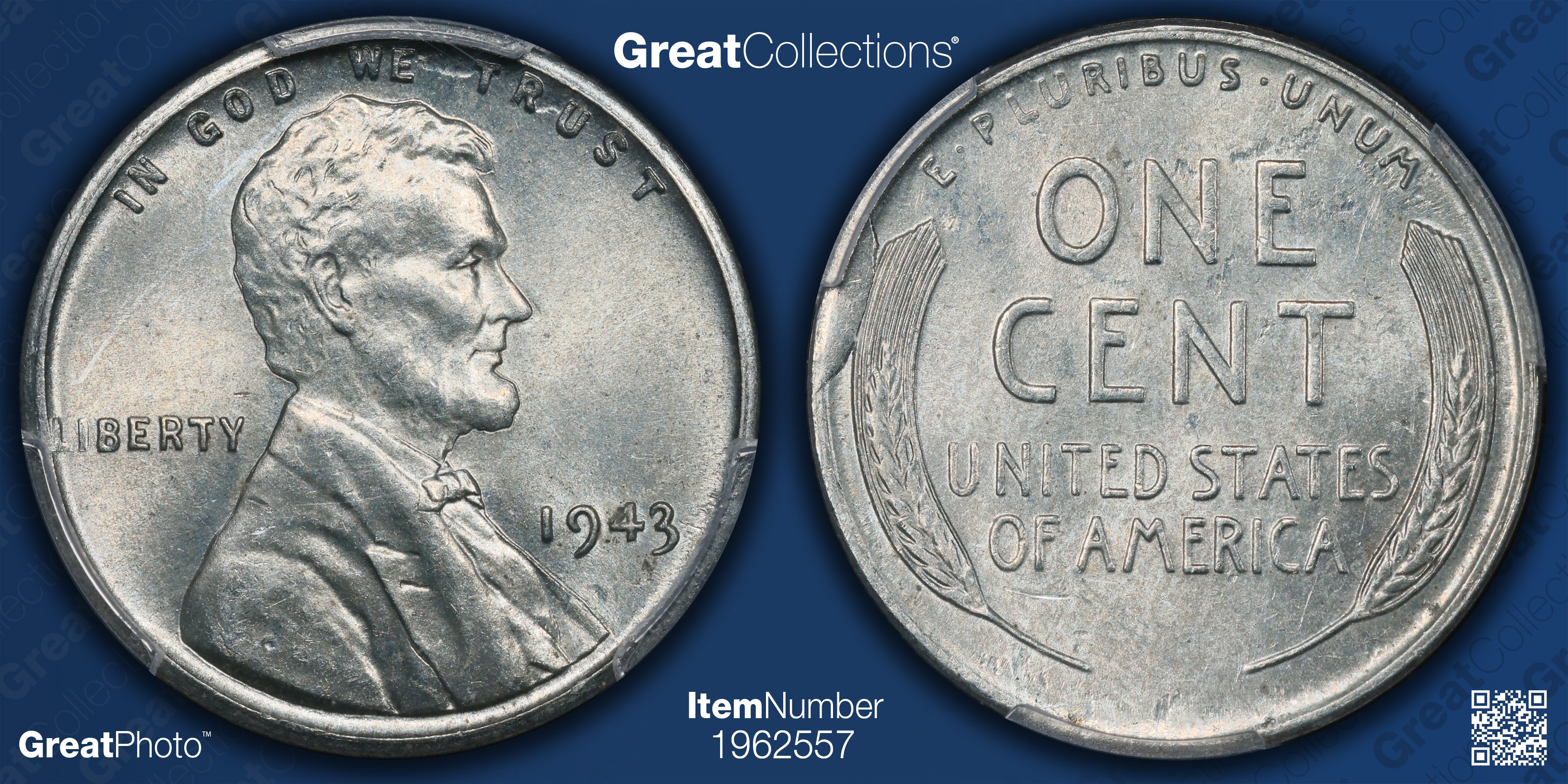 Mint Error 1943 Lincoln Cent Rim Cud Die Break PCGS MS-64 | PCGS Cert ...