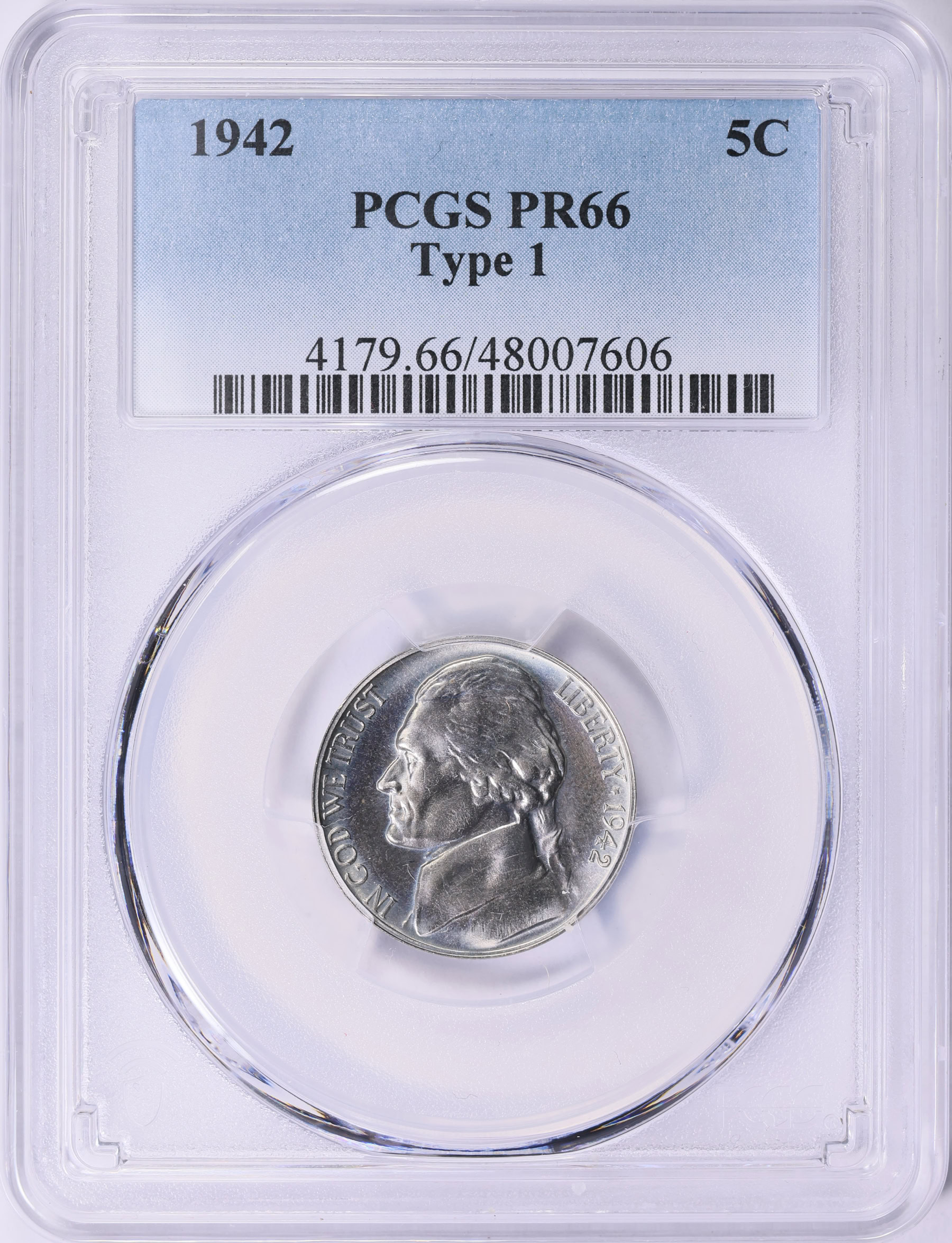 1942 Jefferson Nickel Type 1 PCGS Proof-66 (Item 1962975 ...
