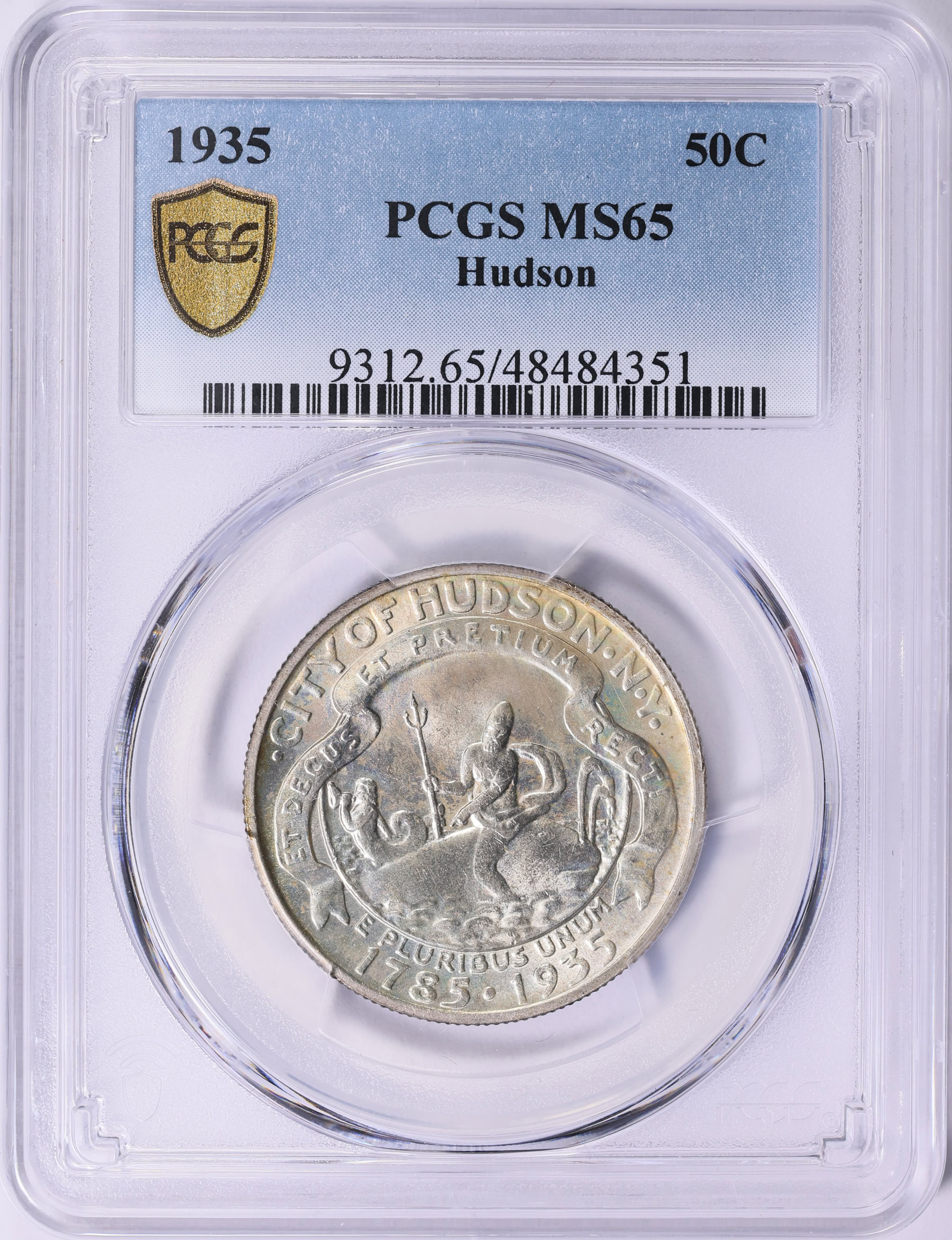 1935 Hudson, New York, Sesquicentennial Half Dollar PCGS MS-65 (Item ...