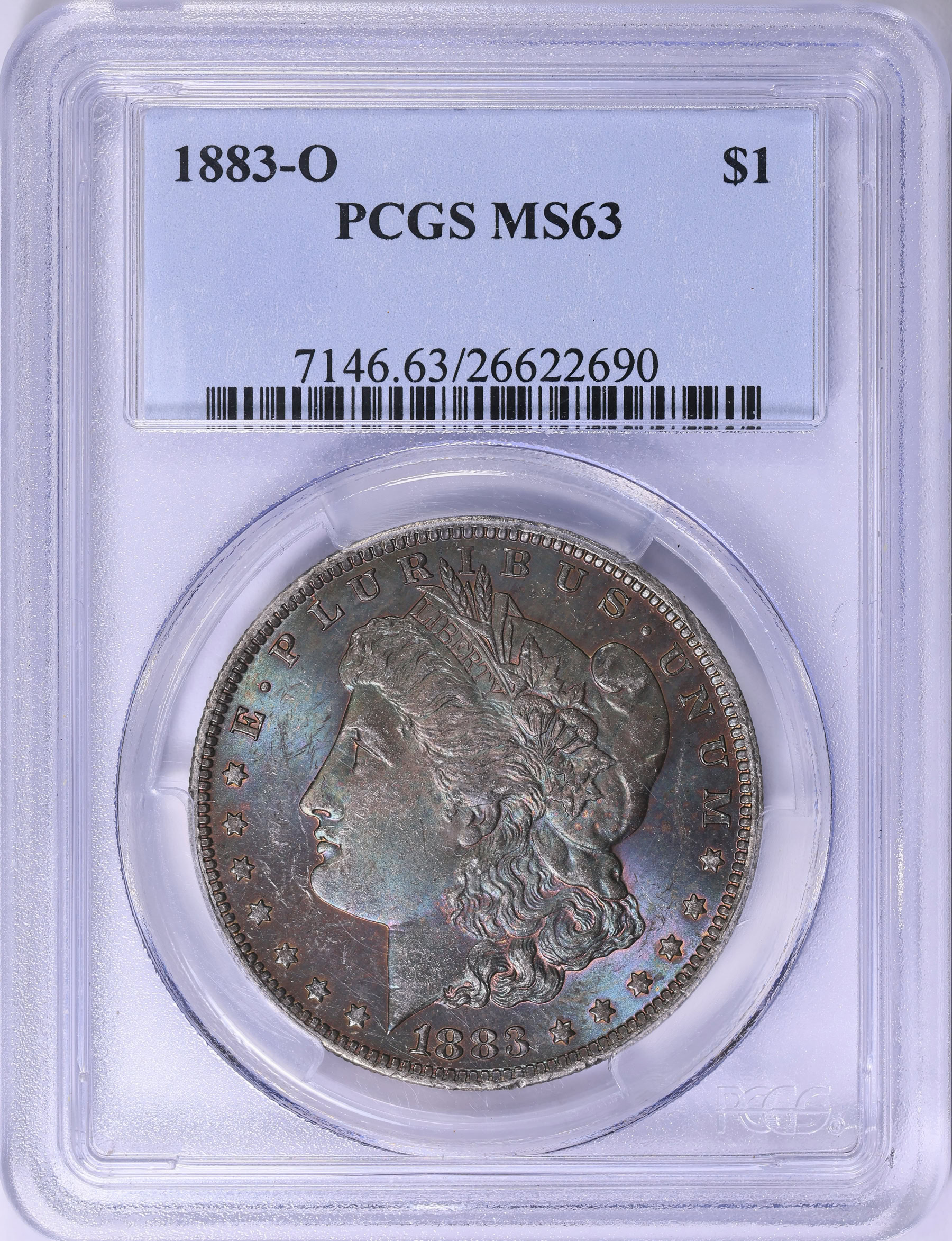 1883-O Morgan Silver Dollar PCGS MS-63 (Toned) (Item 1963235 ...