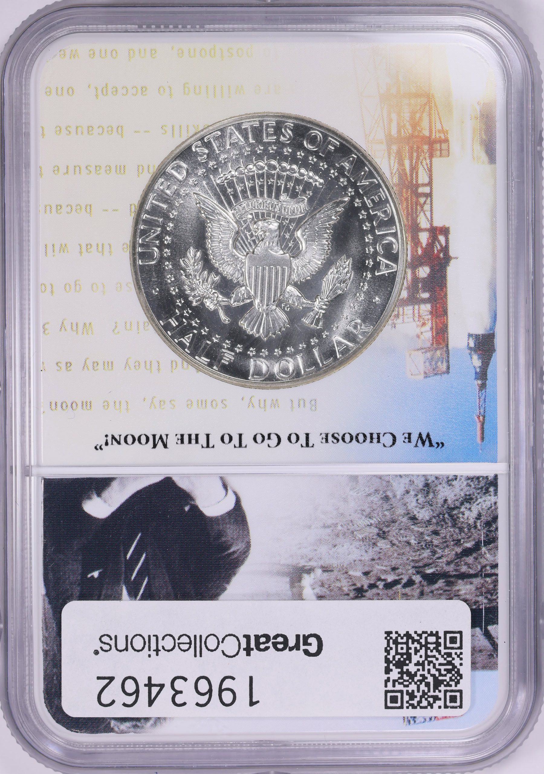 1964 Kennedy Half Dollar NGC Proof-69 (Rick Tomaska Signed Label ...