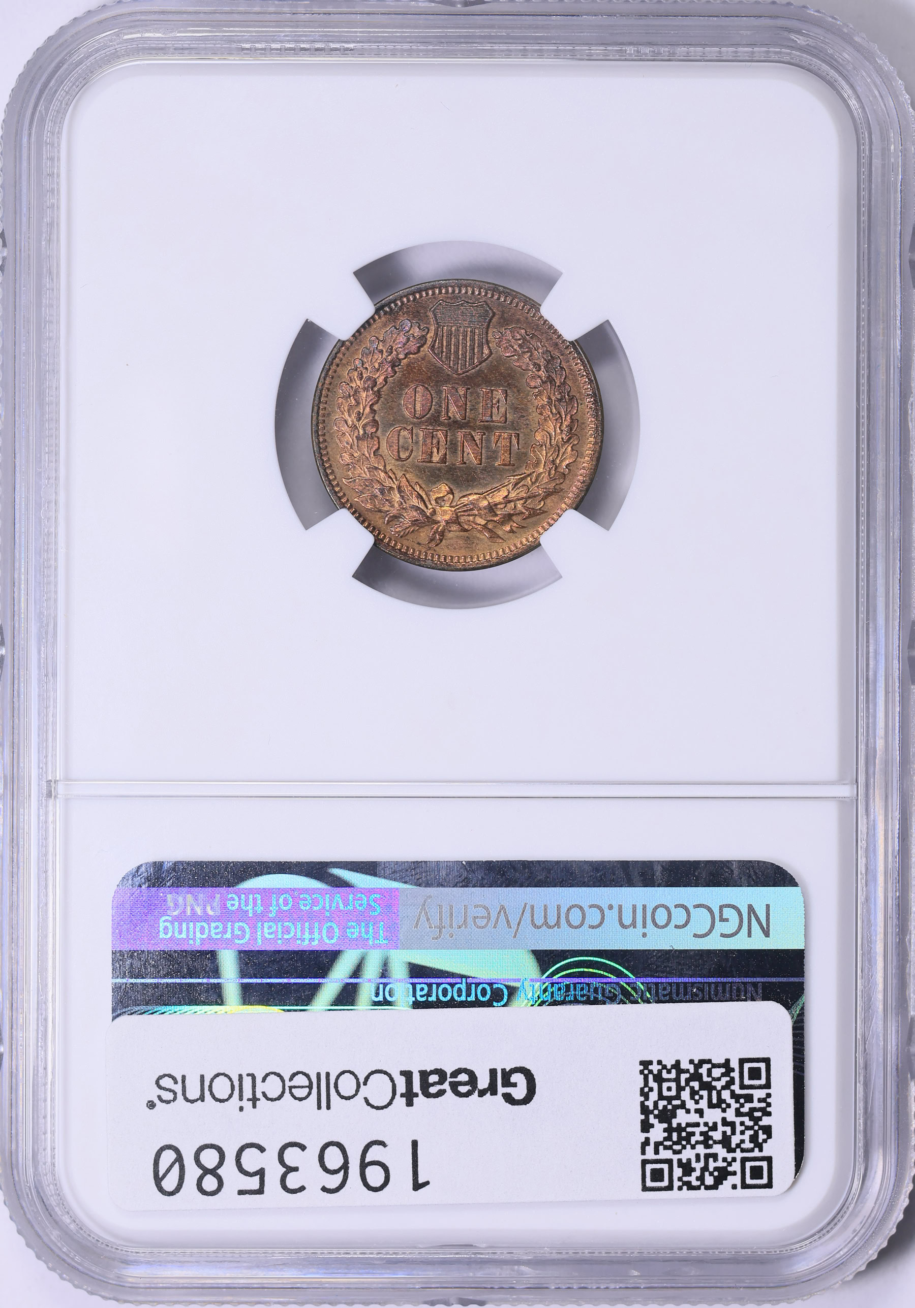 1879 Indian Cent NGC Proof-64 RB (Toned) (Item 1963580 ...