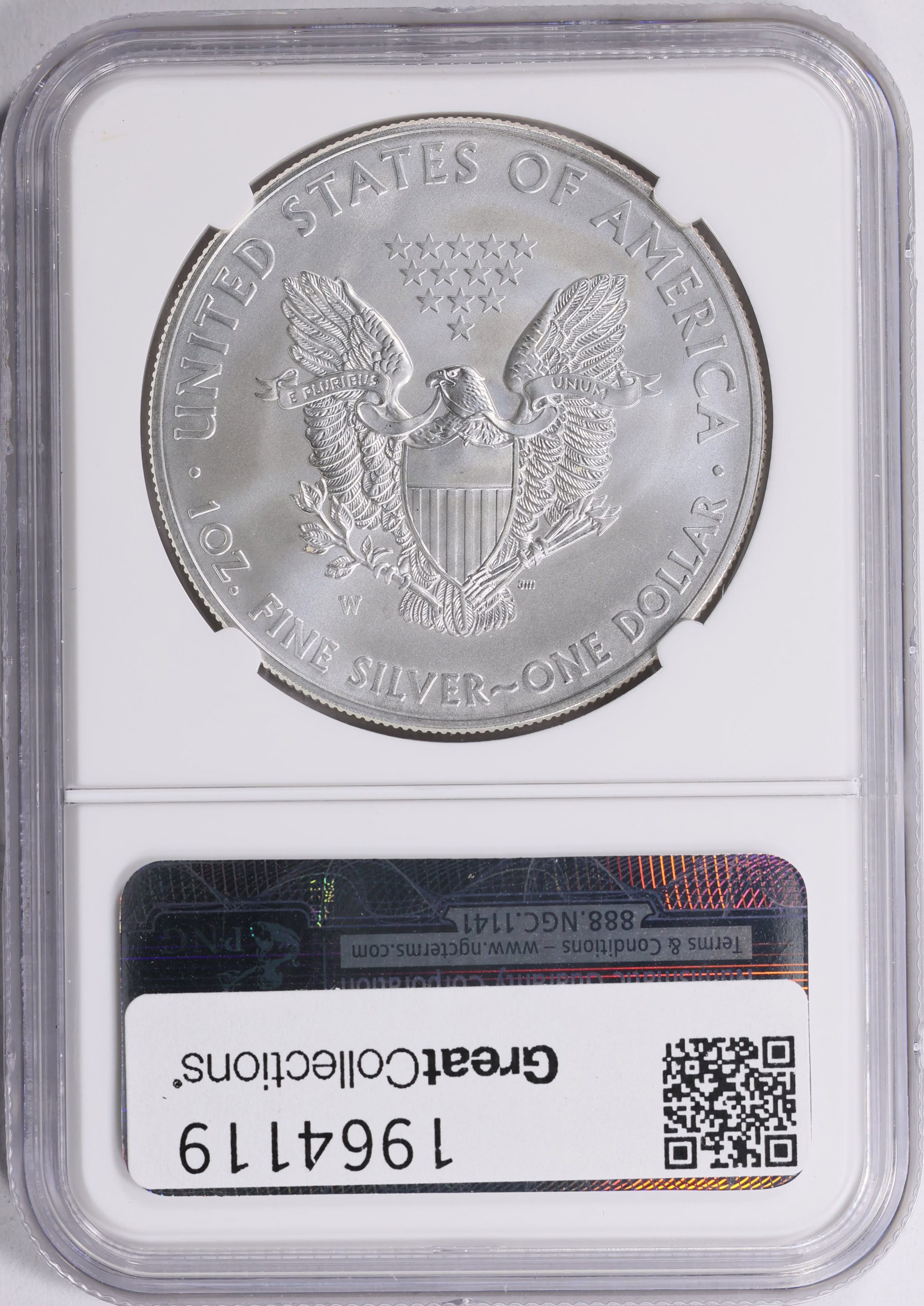 2013-W $1 Silver Eagle Burnished NGC MS-70 (Item 1964119 ...