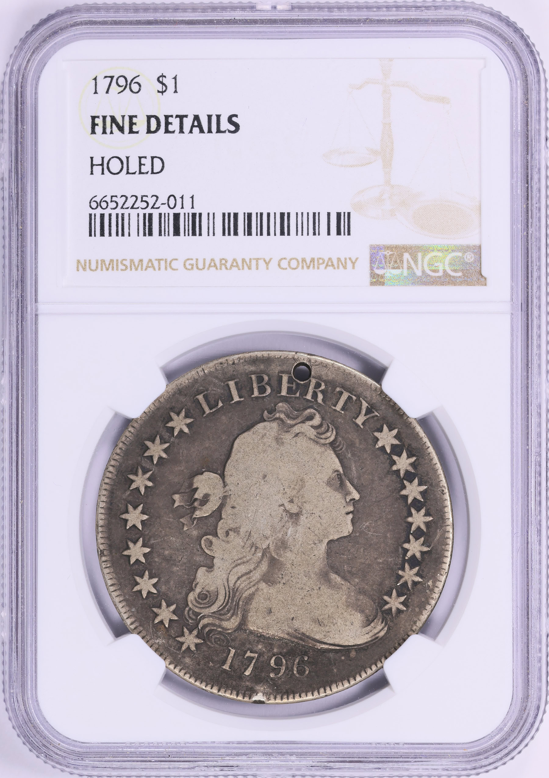 1796 Draped Bust Silver Dollar NGC Fine Details (Item 1965472 ...
