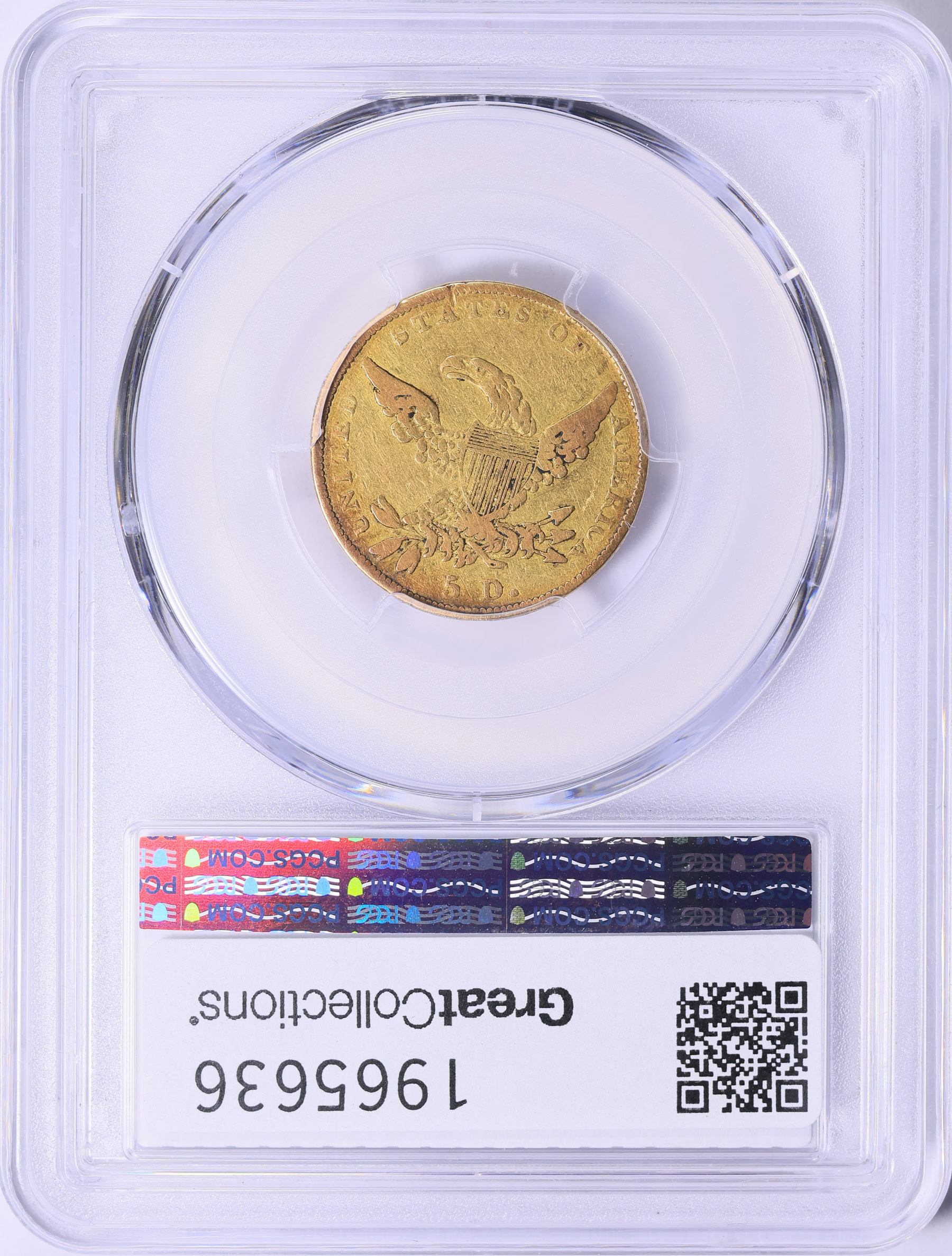 1838-C Classic Head Gold Half Eagle PCGS VF-20 (Item 1965636 ...