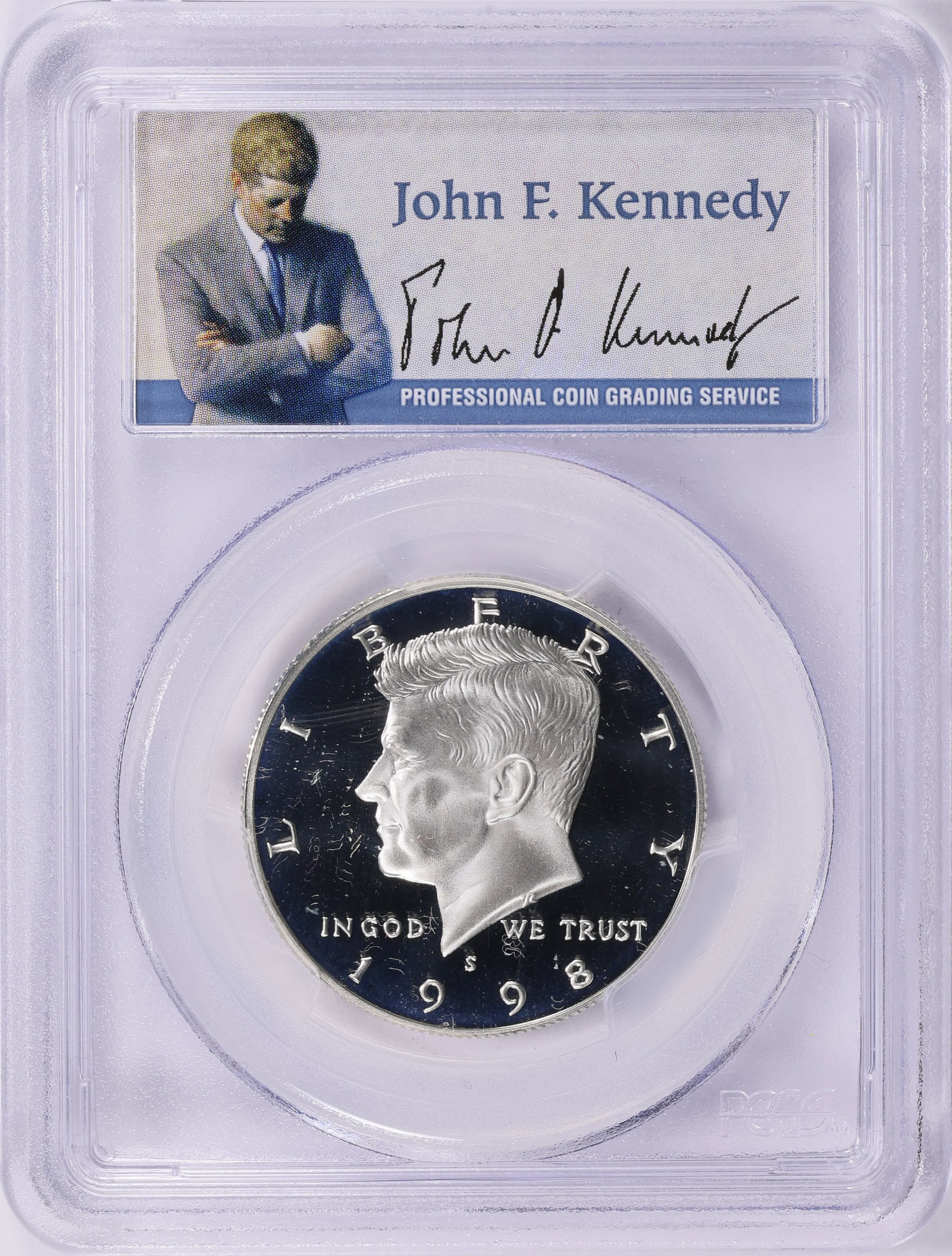 1998-S Kennedy Half Dollar Silver PCGS Proof-70 DCAM (John F. Kennedy ...