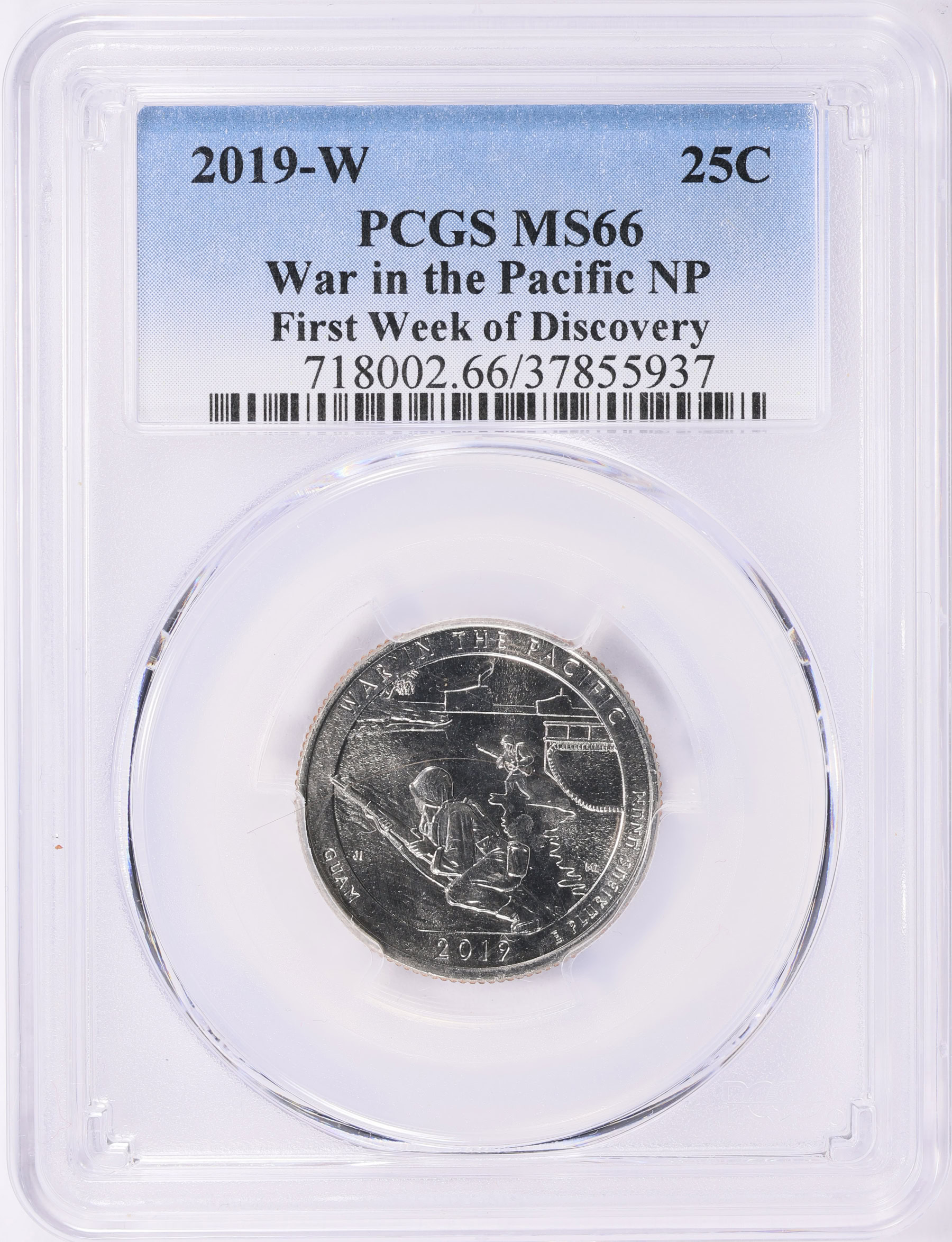 2019-W America the Beautiful Quarter War in the Pacific National Park ...