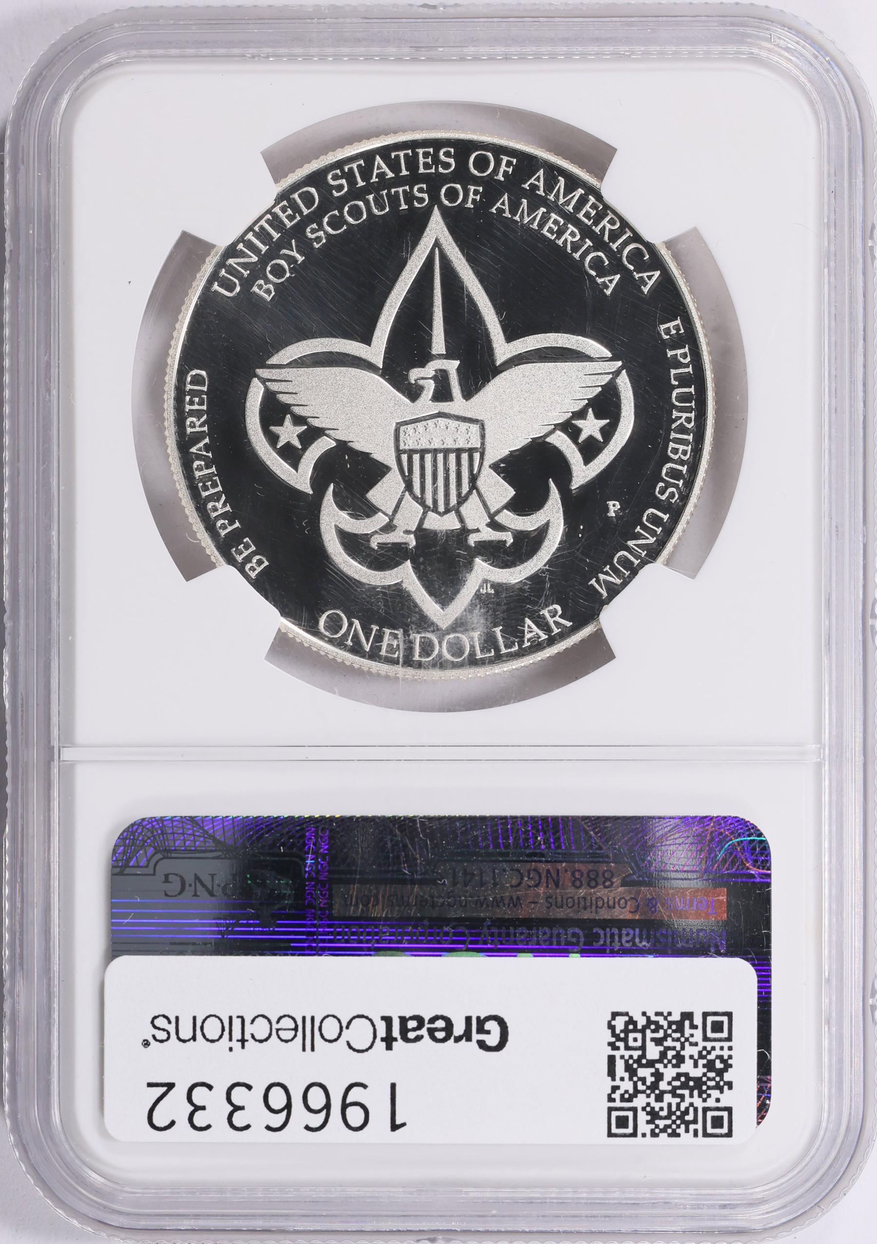 2010-P Boy Scouts of America Silver Dollar NGC Proof-70 UC (Item ...