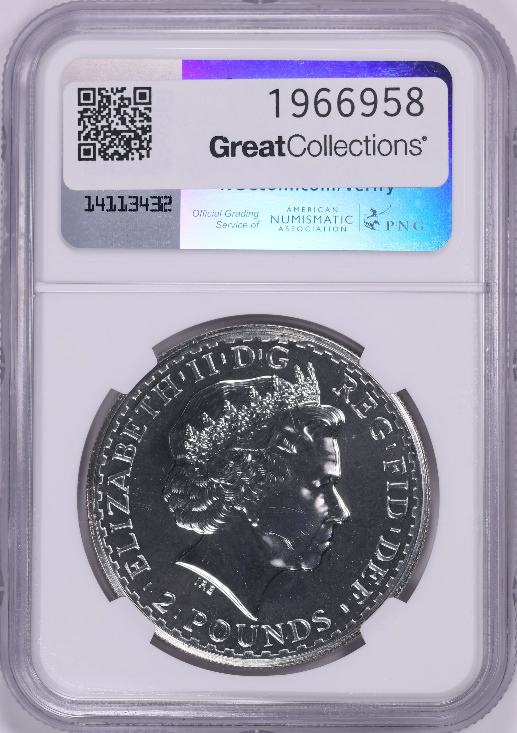 Great Britain 2003 Silver £2 Britannia KM-1039 NGC MS-67 (Item 1966958 ...