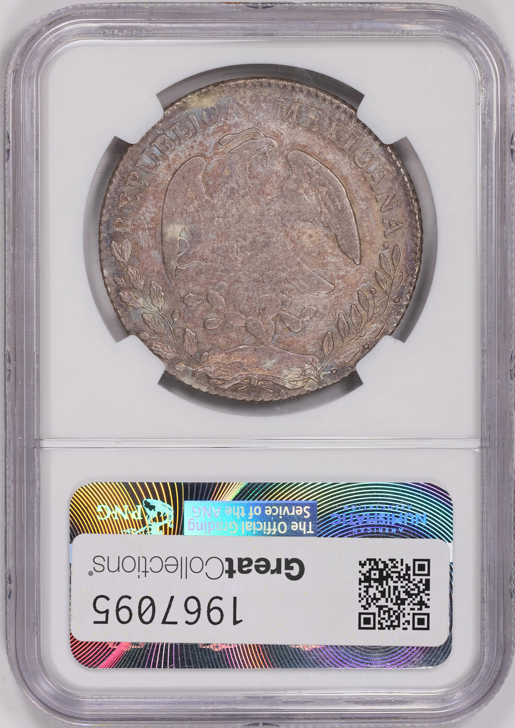 Mexico 1852-Mo GC Silver 8 Reales KM-377.10 NGC AU-55 (Item 1967095 ...