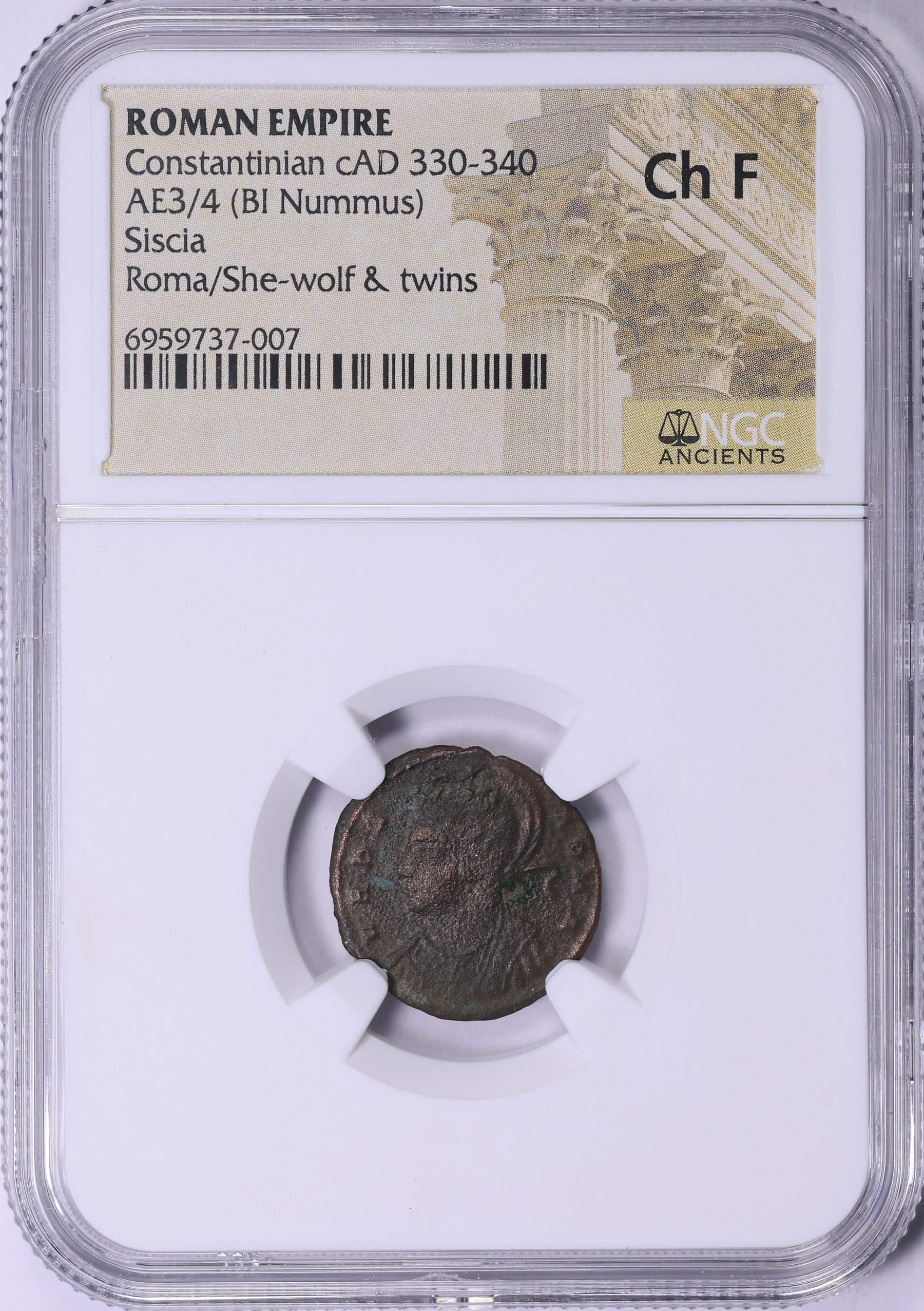 Ancient Roman Empire, Constantinian (A.D. 330-340) AE3/4 (BI Nummus ...