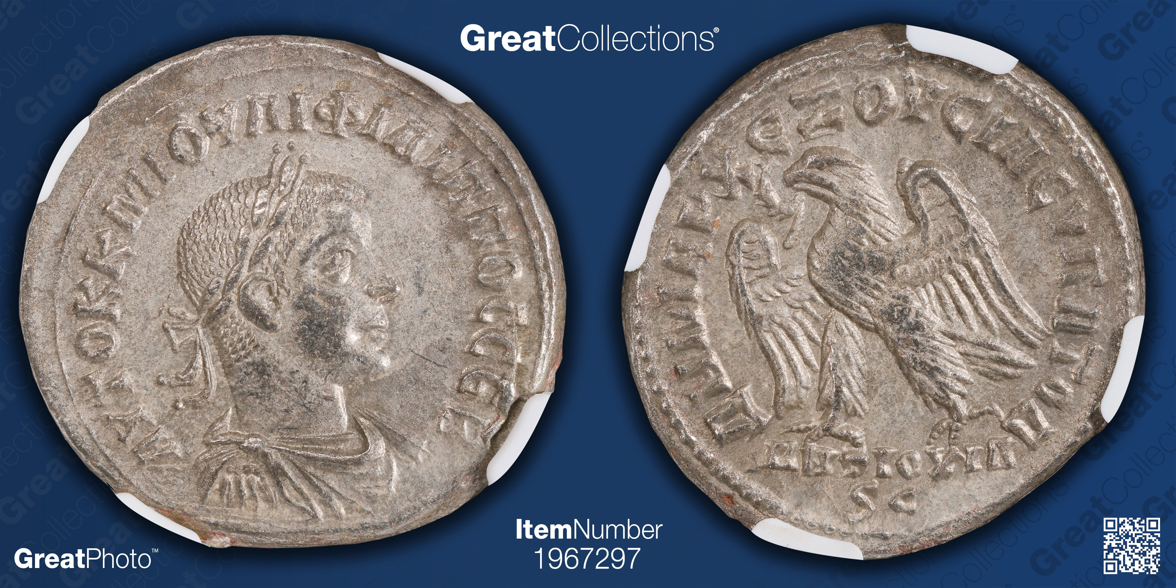 Ancient Roman Empire, Provincial Syria. Philip II (A.D. 247-249) BI ...