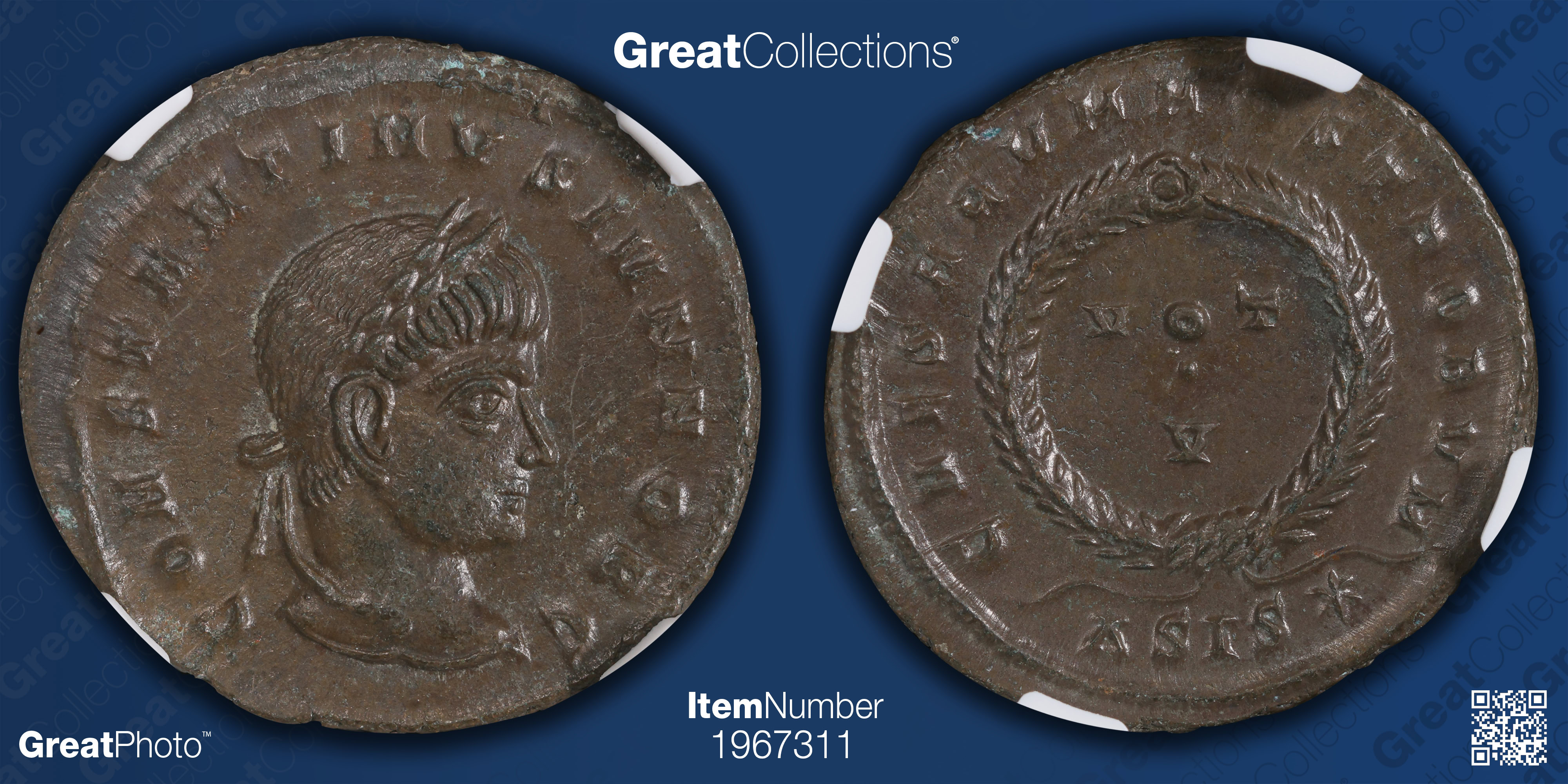 Ancient Roman Empire, Constantine II as Caesar (A.D. 316-337) c.A.D ...