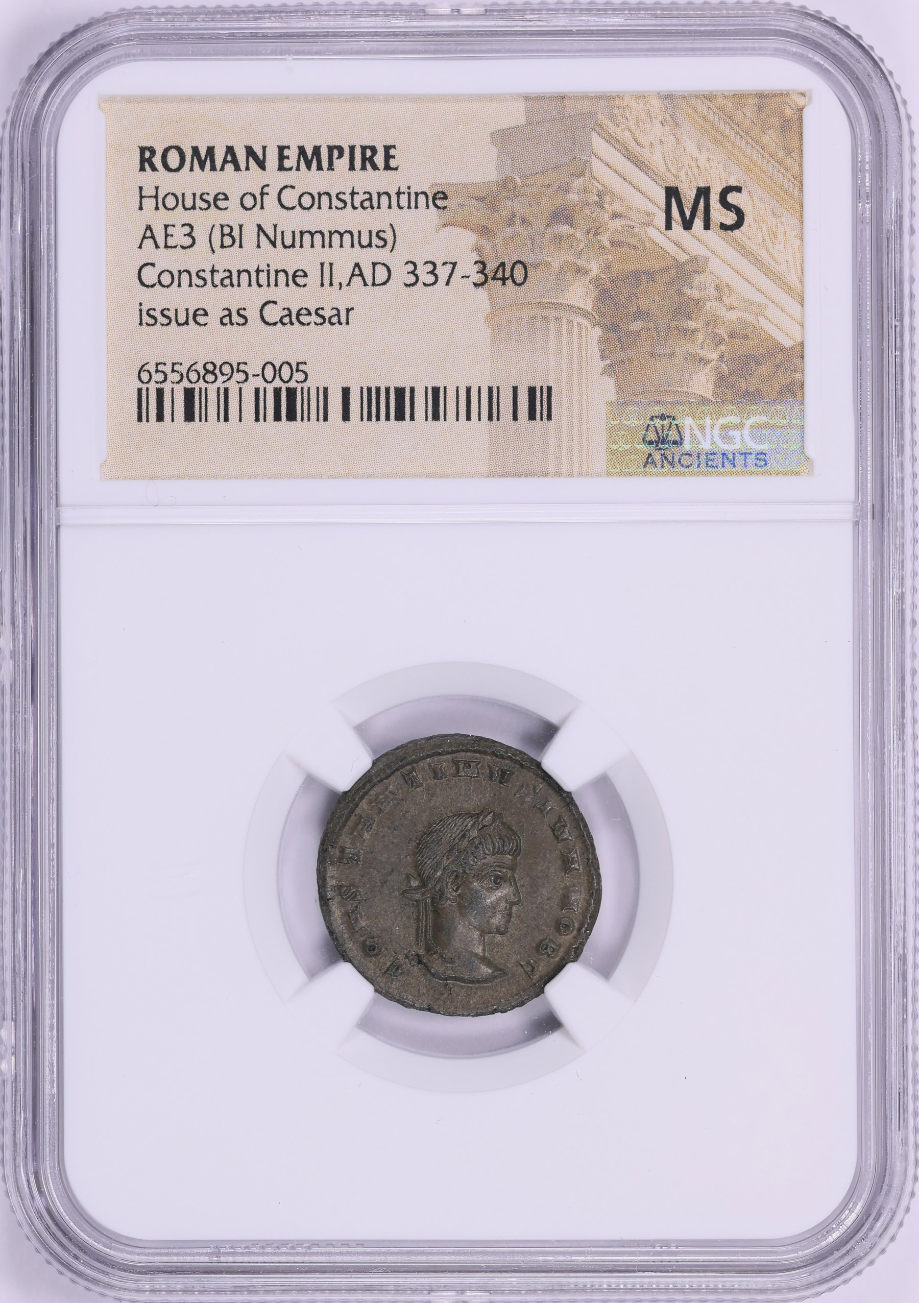 Ancient Roman Empire, Constantine II as Caesar (A.D. 316-337) c.A.D ...