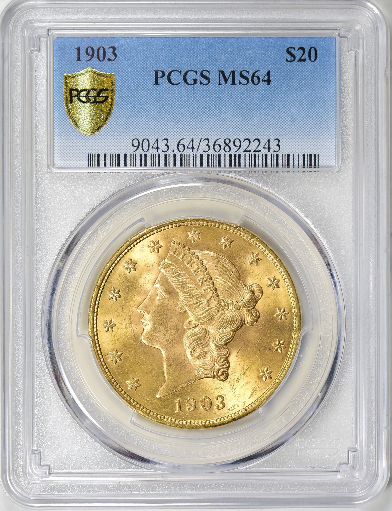 1903 Liberty Gold Double Eagle PCGS MS-64 (Item 1968058 ...
